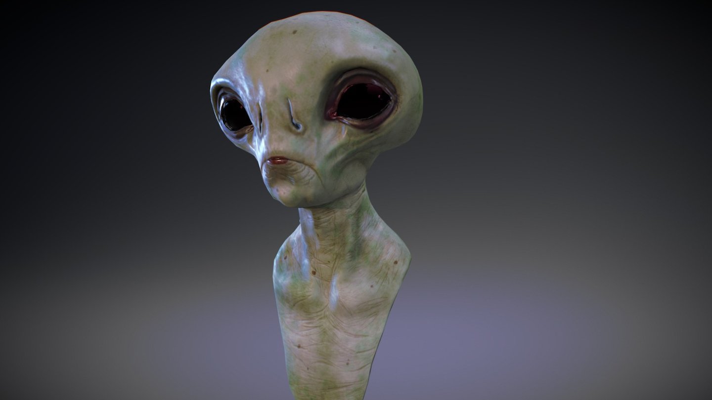Alien Head - 3D model by Whimsy_99 [c63bda0] - Sketchfab
