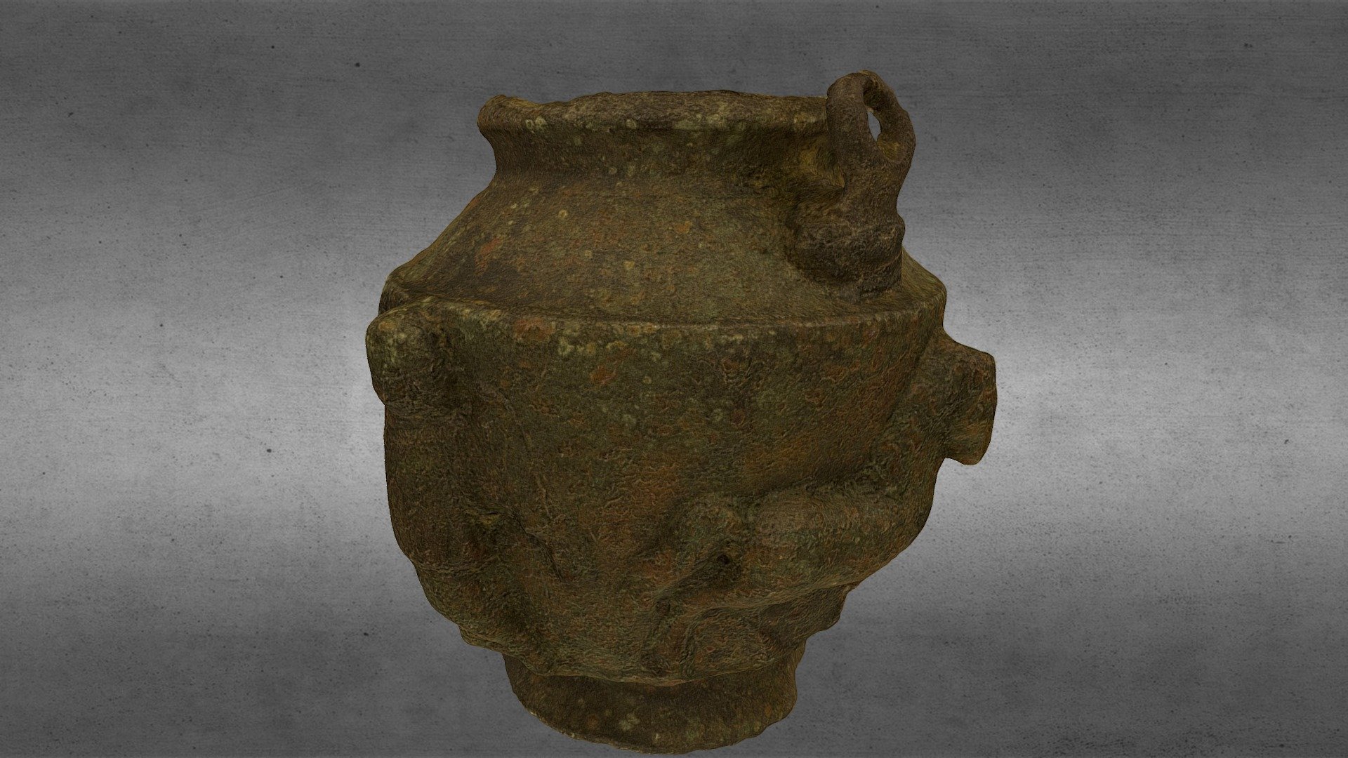 Romeins, bronzen wierook vat - 3D model by Archeologie Gemeente Den ...