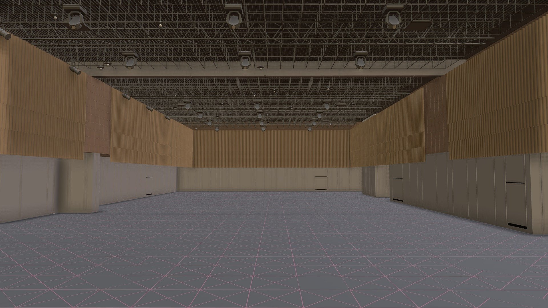 Conference Room, Ballroom at the Londoner - Buy Royalty Free 3D model ...