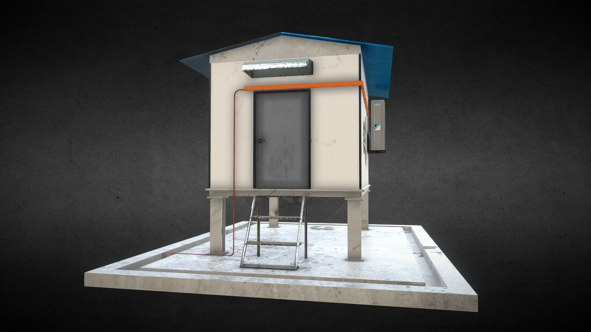 Telecomunication Cabin - Buy Royalty Free 3D model by Tauffiq Abdllah ...