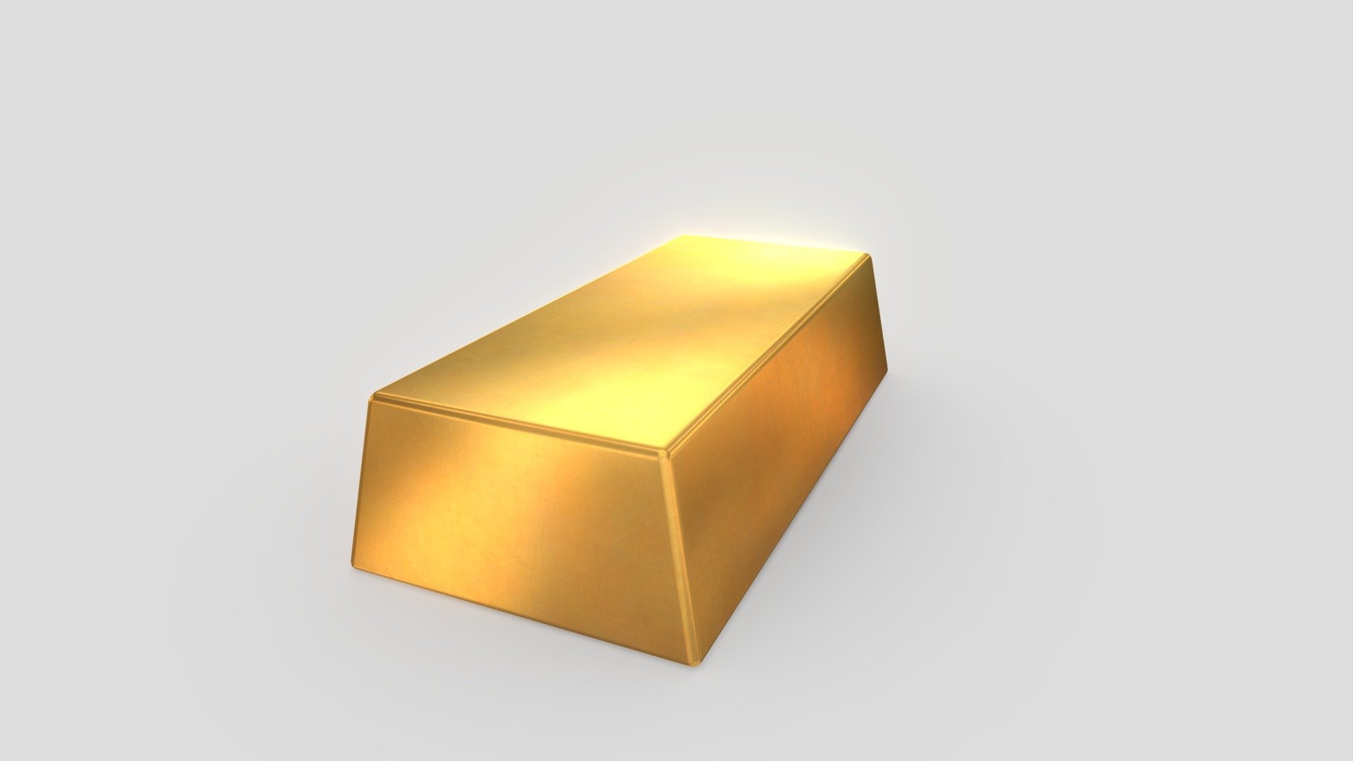 Gold Ingot - Download Free 3D model by Gonsaku [c63fc33] - Sketchfab