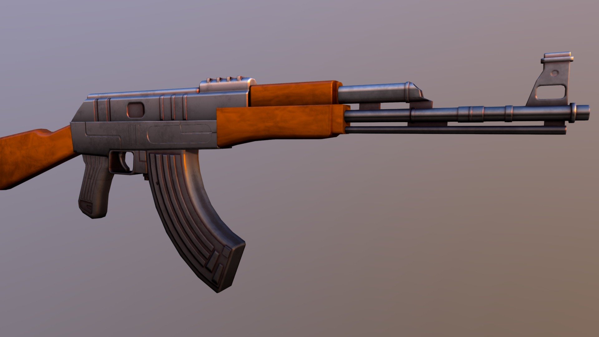 Ak47 - Download Free 3D model by stylo0 [c6411e0] - Sketchfab