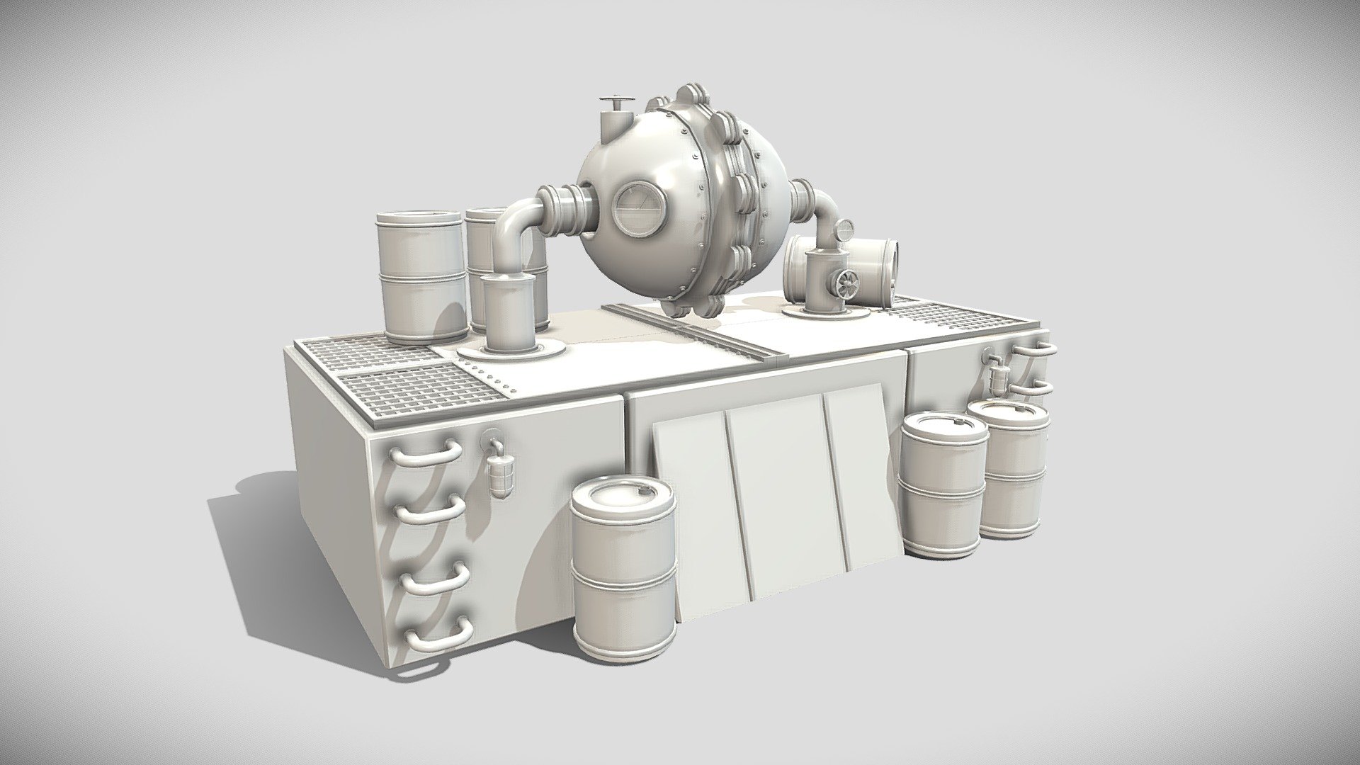 industrial tank - 3D model by 3DGhost903 [c643ec7] - Sketchfab