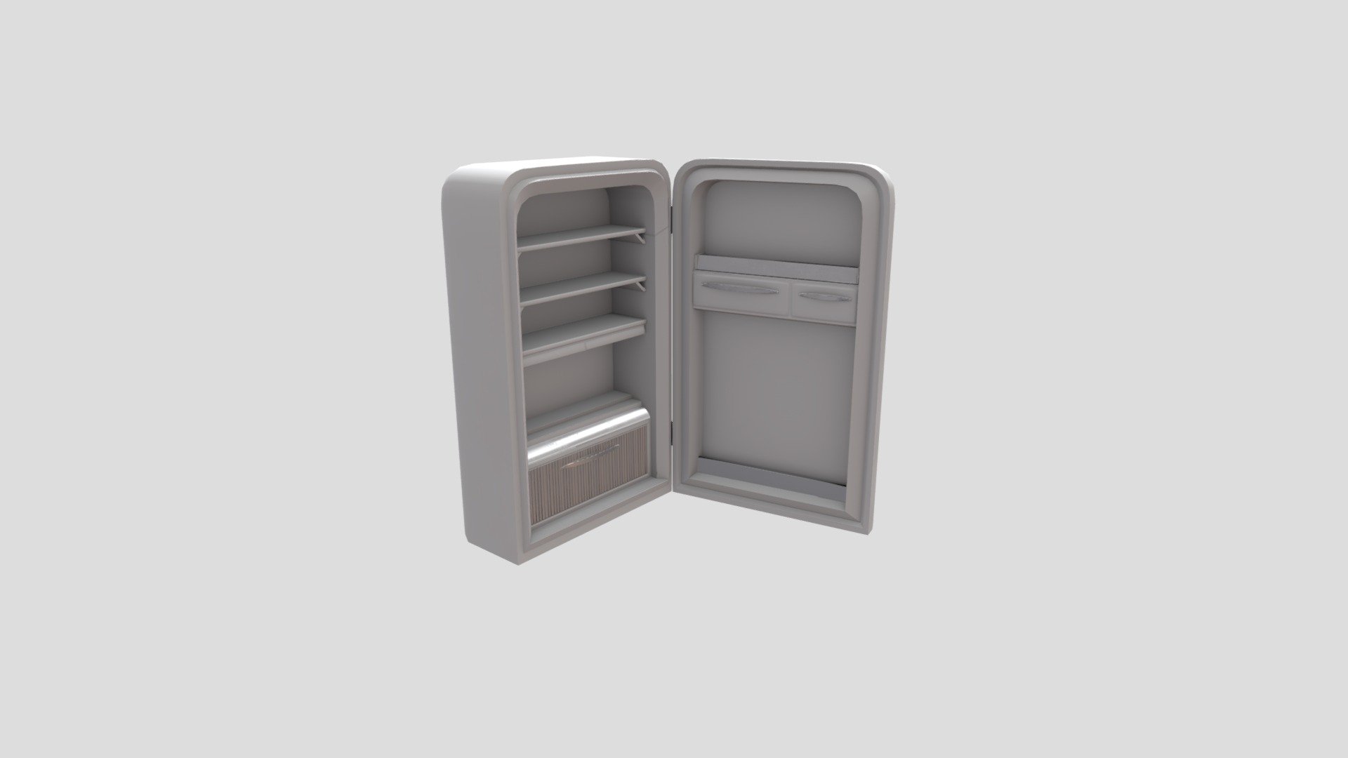 fridge - Download Free 3D model by Dawn (@dawnio) [c6471e1] - Sketchfab