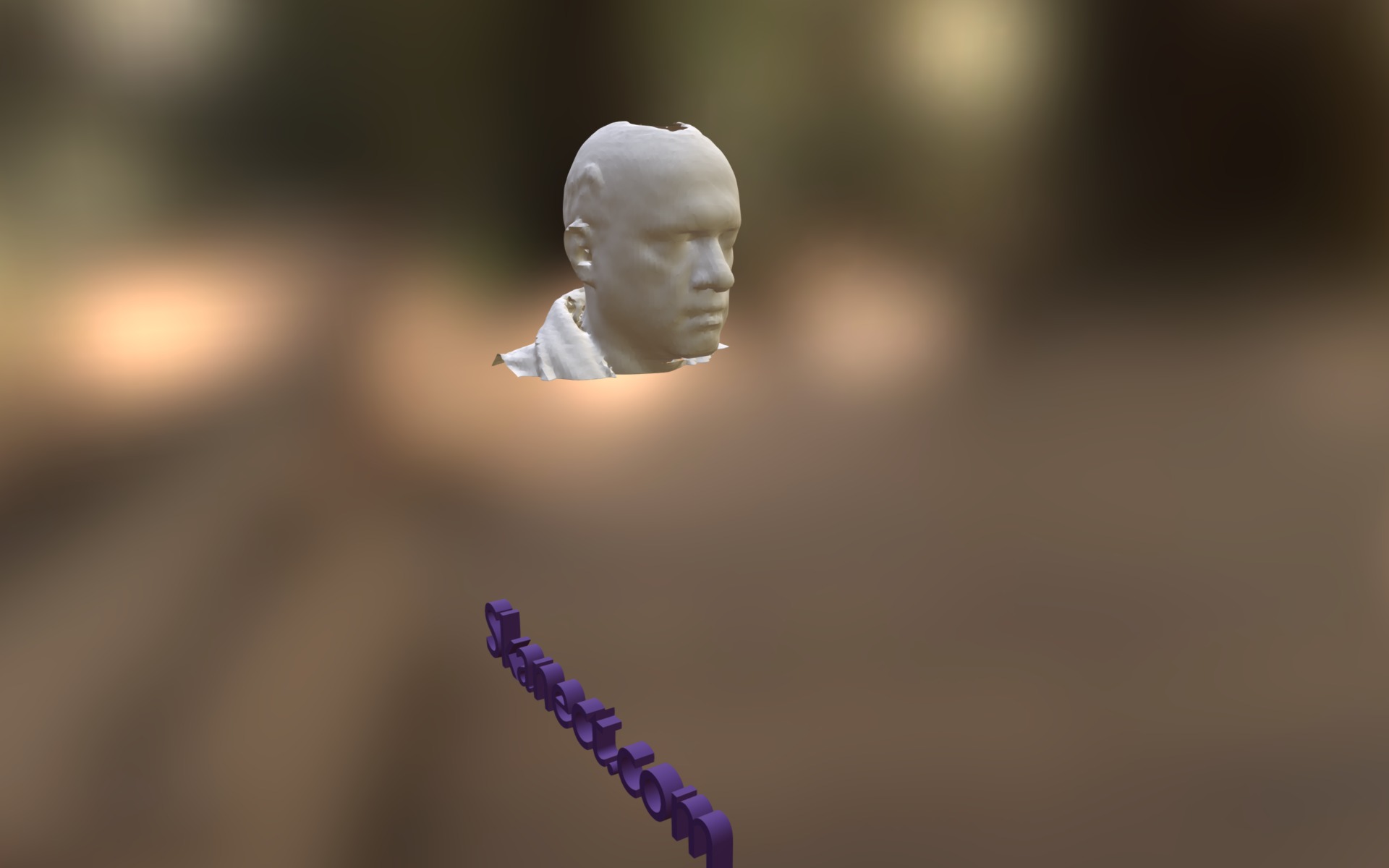 Red-White Zone Eye level Camera Dark Quick Spin - 3D model by ...