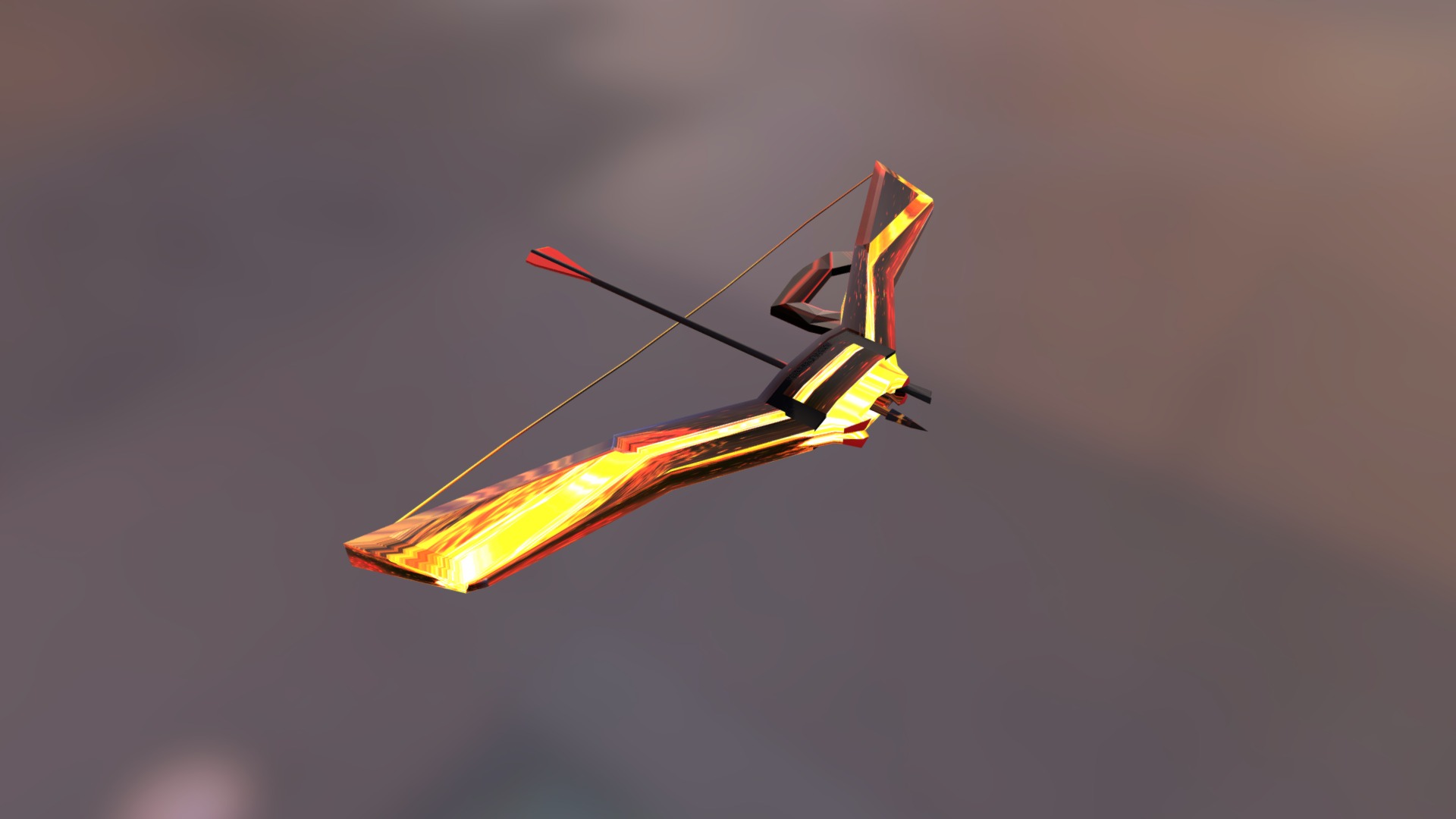 Lava Bow And Arrow - Download Free 3D model by Fred Drabble ...