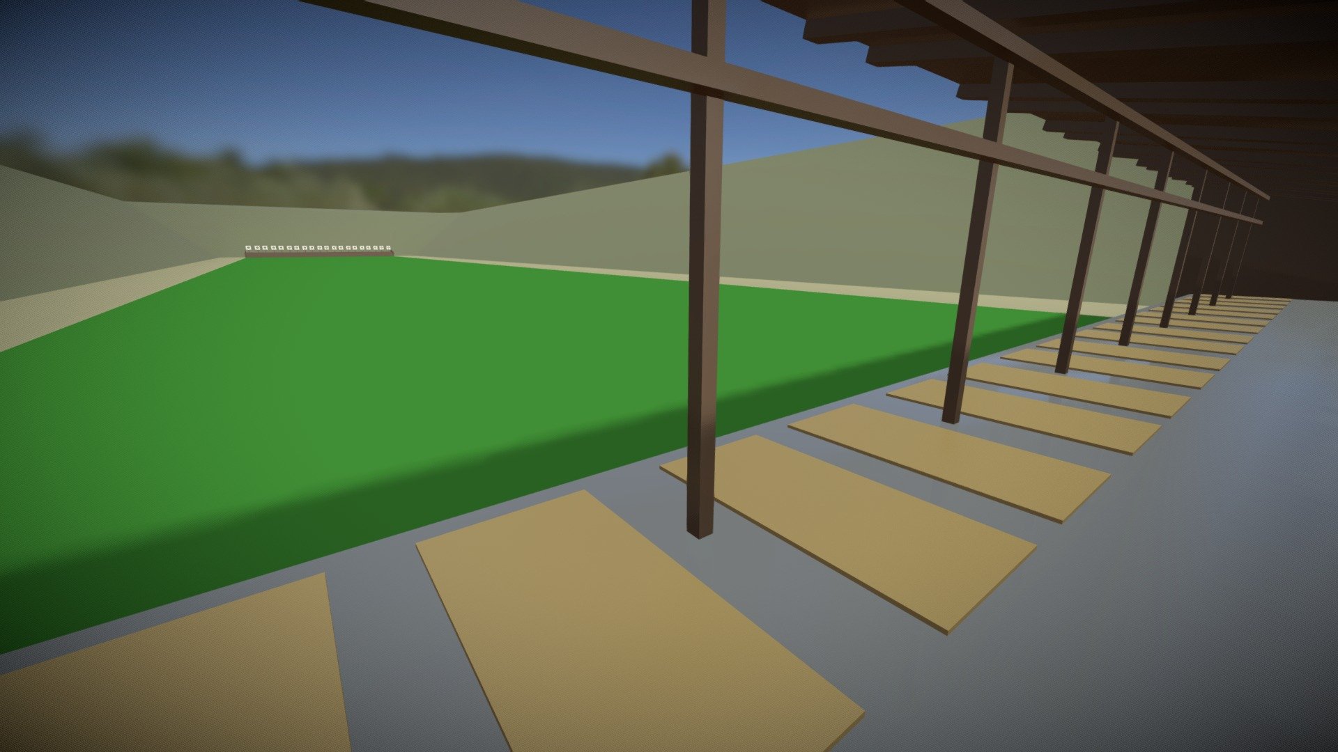 Shooting Range 150m Simple - Buy Royalty Free 3D model by tamminen ...