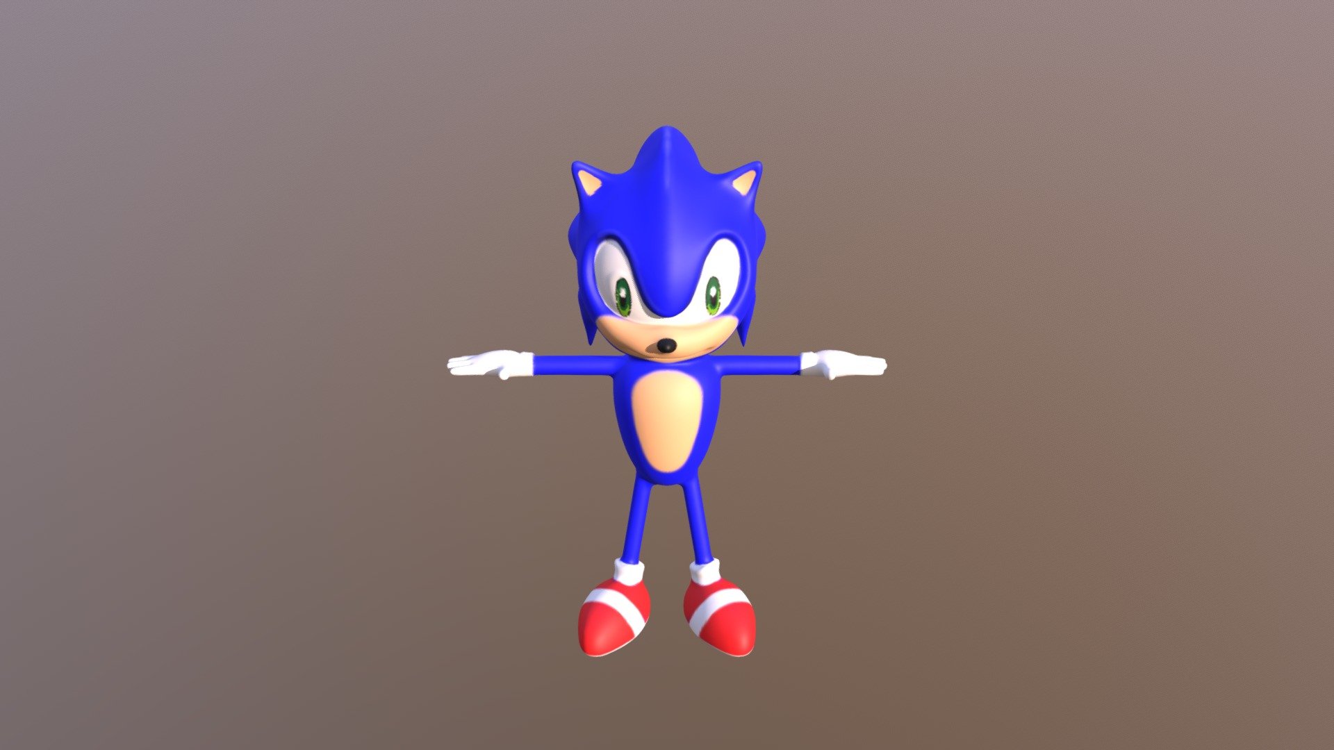 Sonic - 3D model by Edward.Huang [c64ff70] - Sketchfab