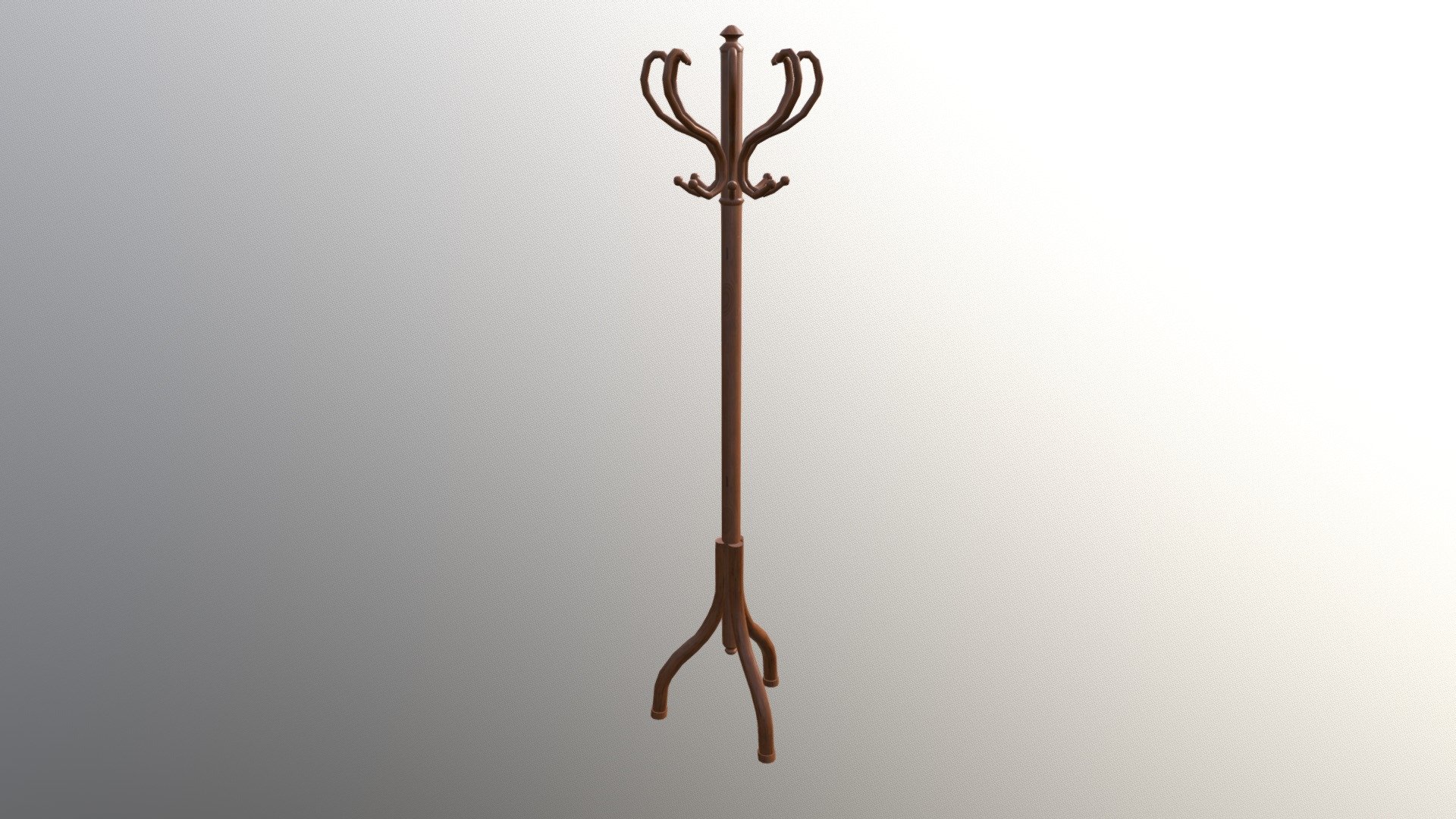 Hat Rack - 3D model by K.L.Heywood [c650a38] - Sketchfab