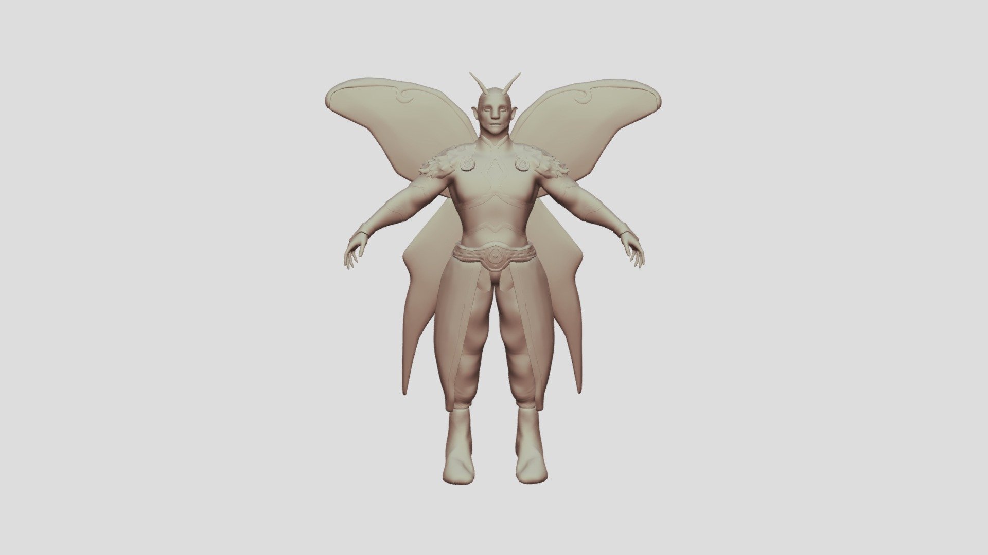 Mothman sculpt - 3D model by lilycantdraw [c65308f] - Sketchfab