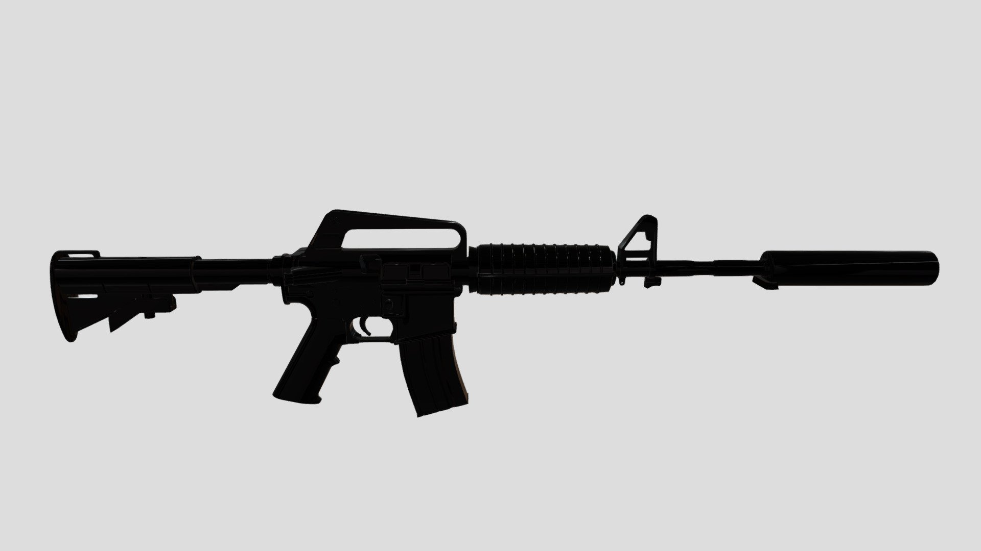 m4a1_s - 3D model by Dmitrii (@Dm1trii) [c6537e1] - Sketchfab