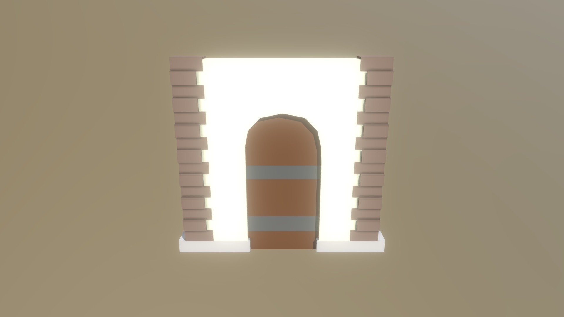 Low Poly Door & doorframe - Download Free 3D model by PhoenixJSF ...