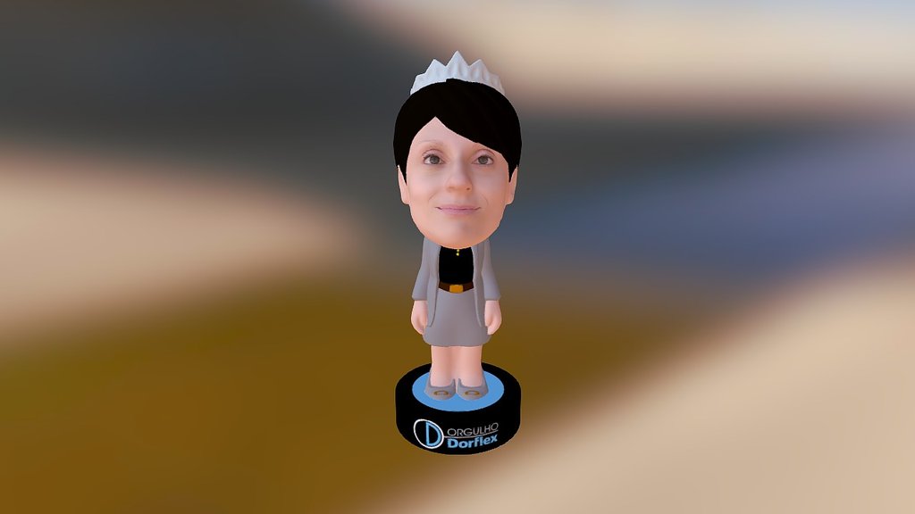 Ms. Janette on one of our "executive figurine" - 3D model by Miniature ...