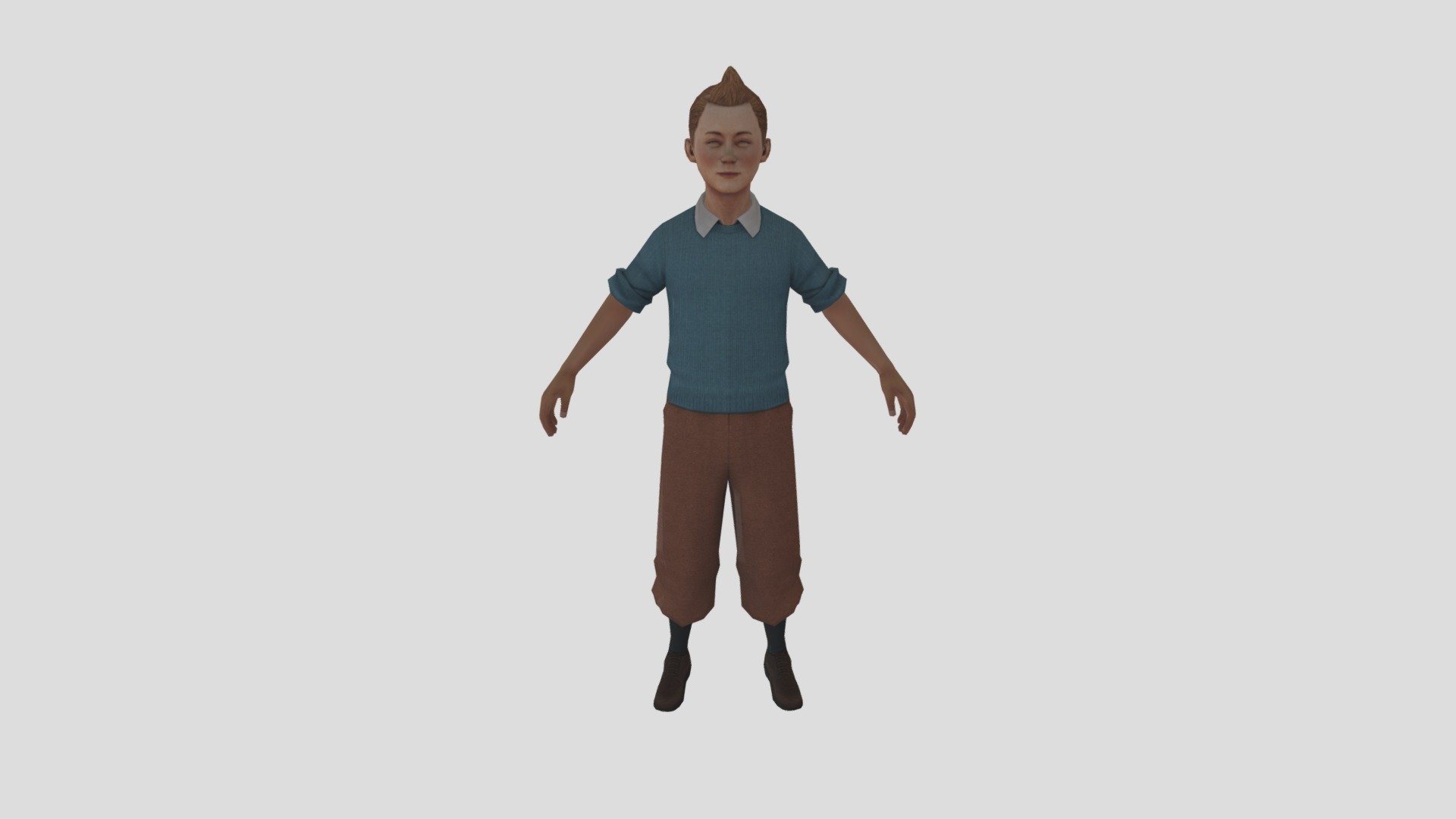 Tintin - Download Free 3D model by patrick.ambrose28403 [c657309 ...
