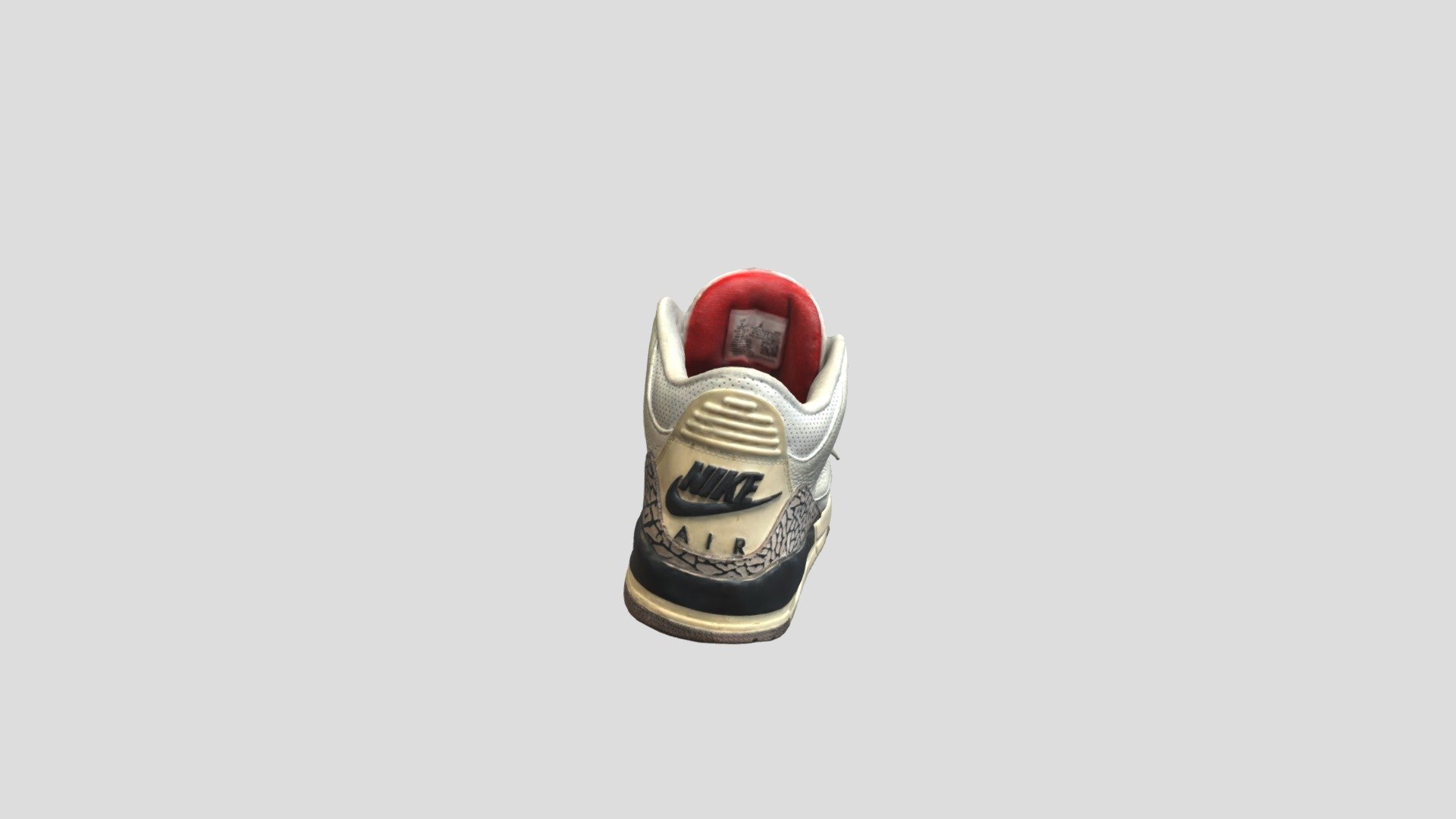 3D Scan Jordan 3 By Toon Truyens - 3D model by Toon Truyens (@vuilbakk ...
