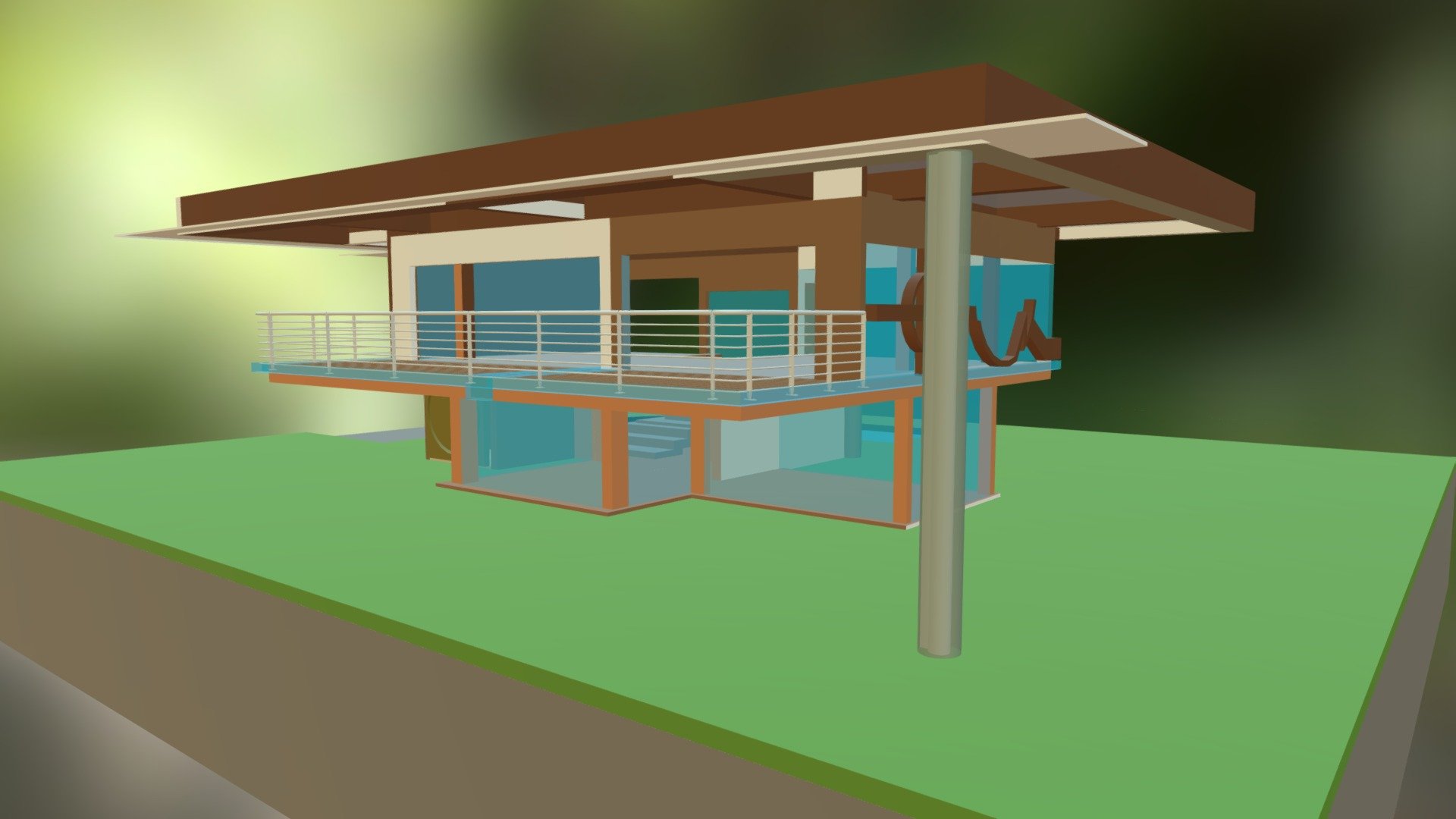 SMALL HOUSE - 3D model by jason palmer (@jackhunter) [c657f0a] - Sketchfab