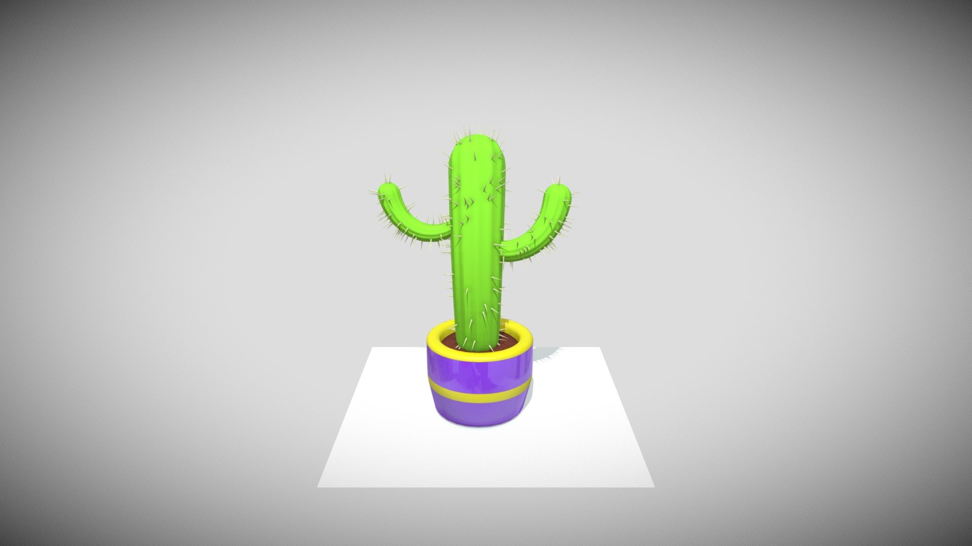 cactus - 3D model by TrazoArt (@scano.art) [c6580a6] - Sketchfab