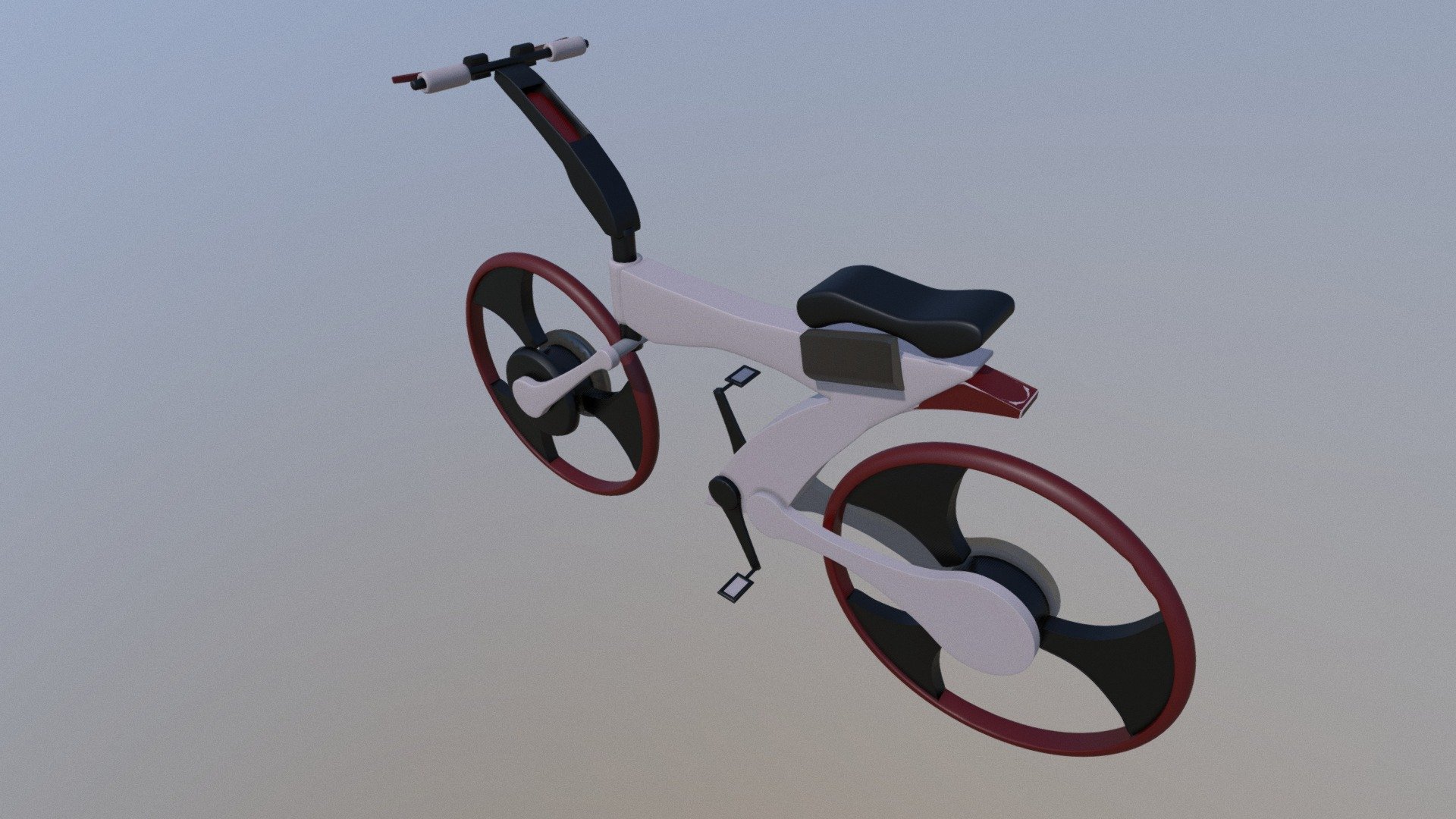 Futuristic Cycle - 3D model by Izza [c658a81] - Sketchfab