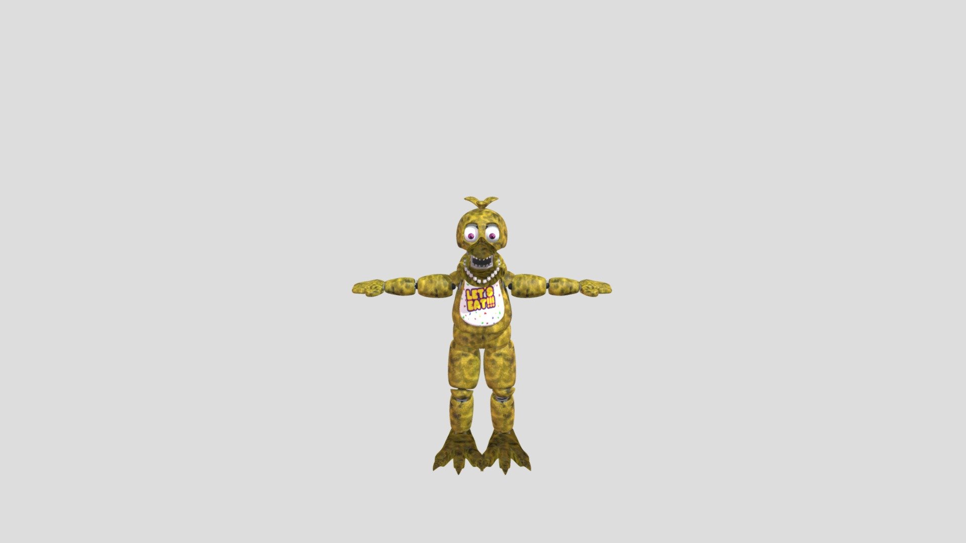 Unwithered Chica - Download Free 3D model by PizzaZaiah [c65b7dd ...