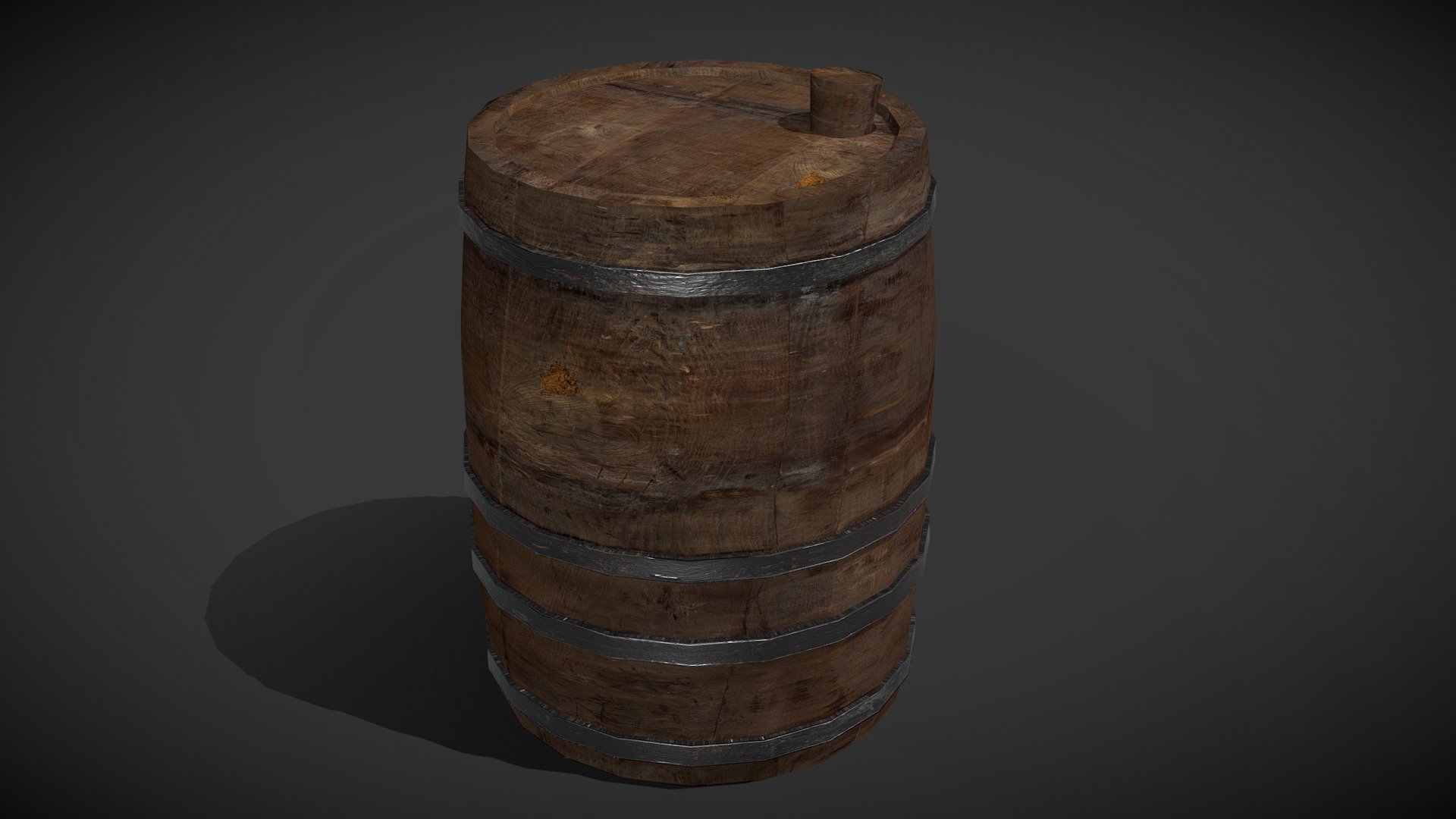 Barrel Model - Download Free 3D model by vDovah - Charlie Jackson ...
