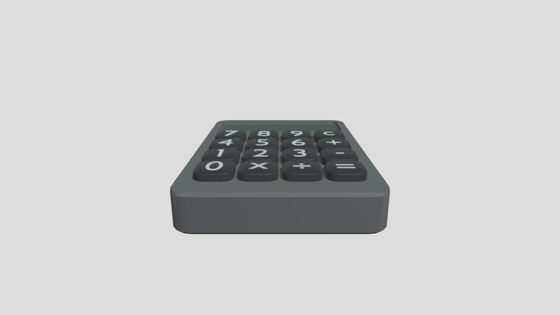 Stylised Calculator - Download Free 3D model by Sophie Kisiel | Sophuwu ...