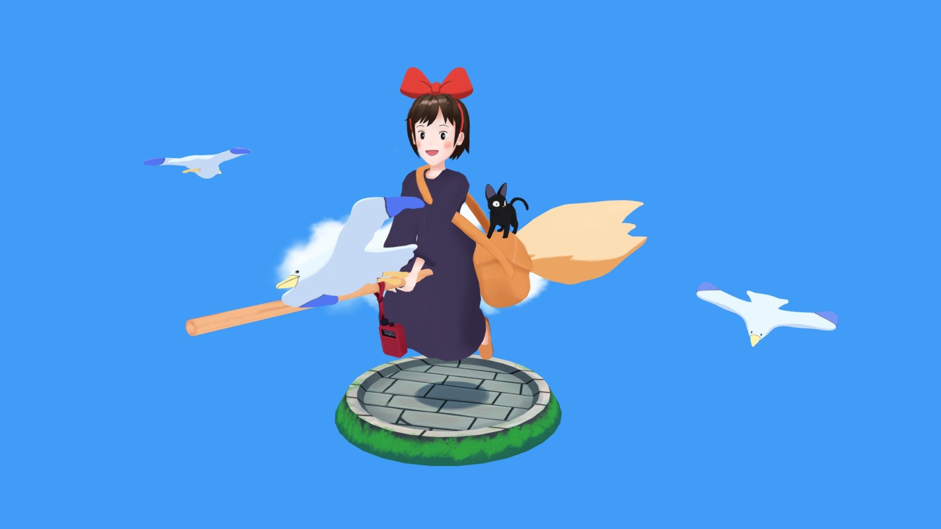 Kiki's Delivery Service - 3D model by Rafael (@rafadesuyo) [c65da79 ...