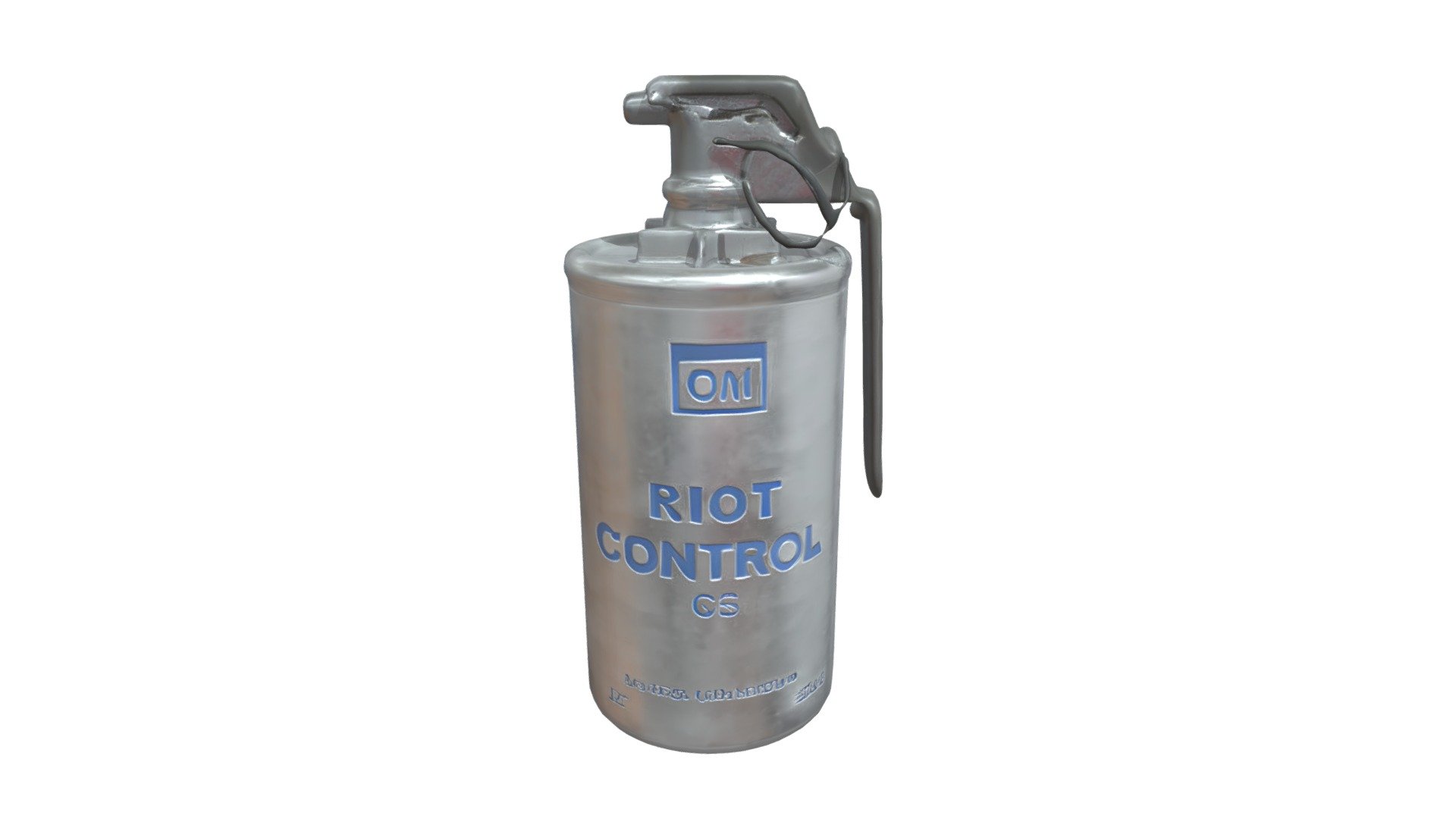 Riot control gas canister - 3D model by joeyfry9413 [c65ea79] - Sketchfab