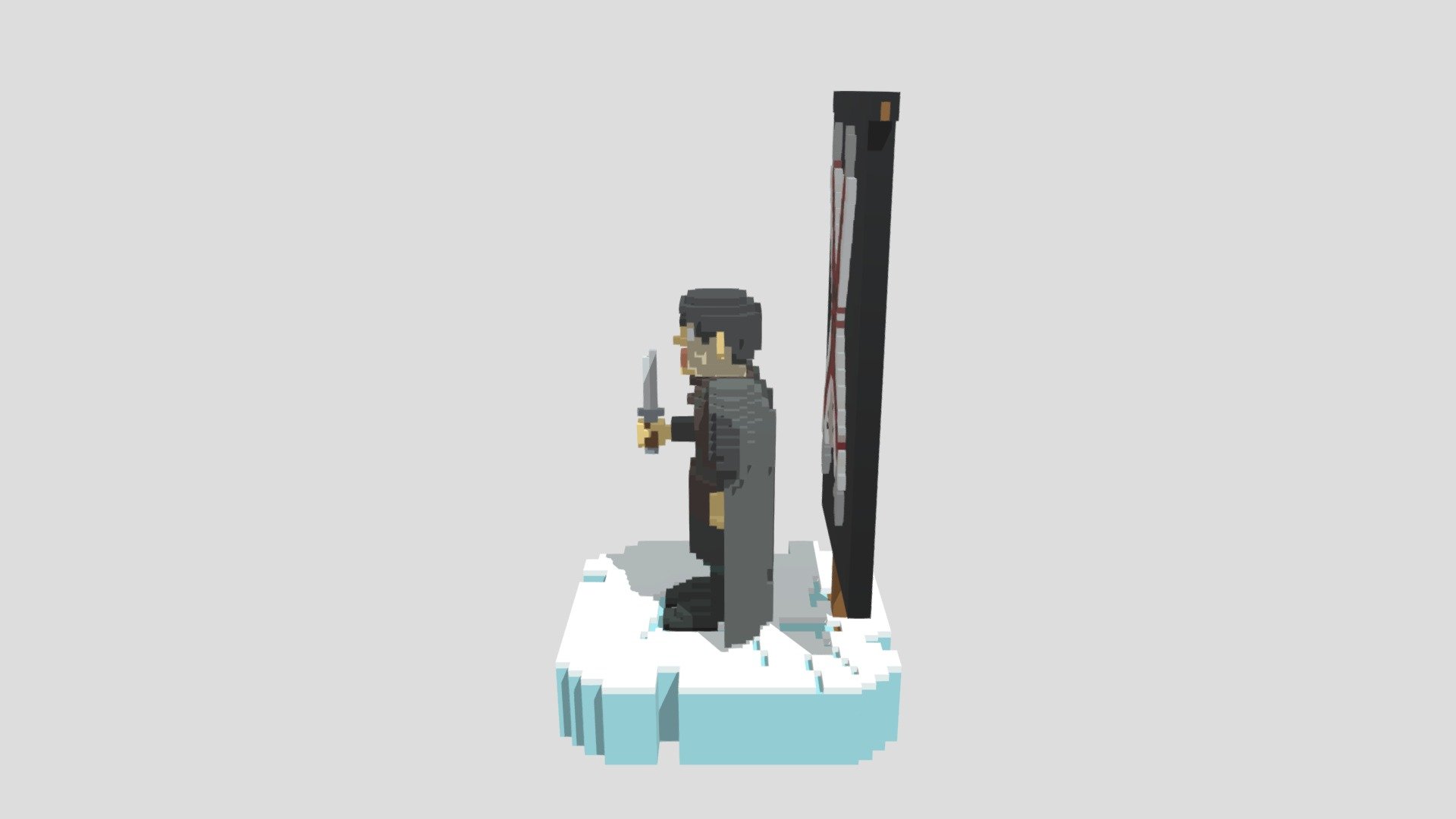 voxel GoT: Ramsay Bolton - 3D model by Dmitry Pollack (@pollackMD ...
