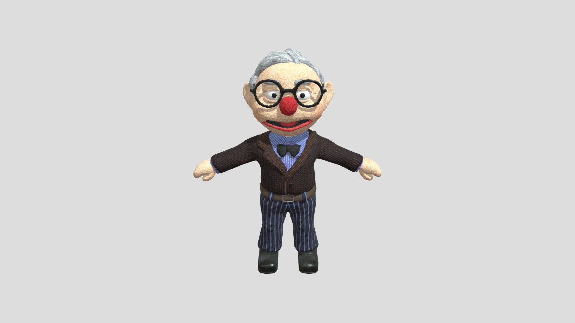 Old Man Muppet Character - 3D model by Merijn_Dingerdis [c660c96 ...