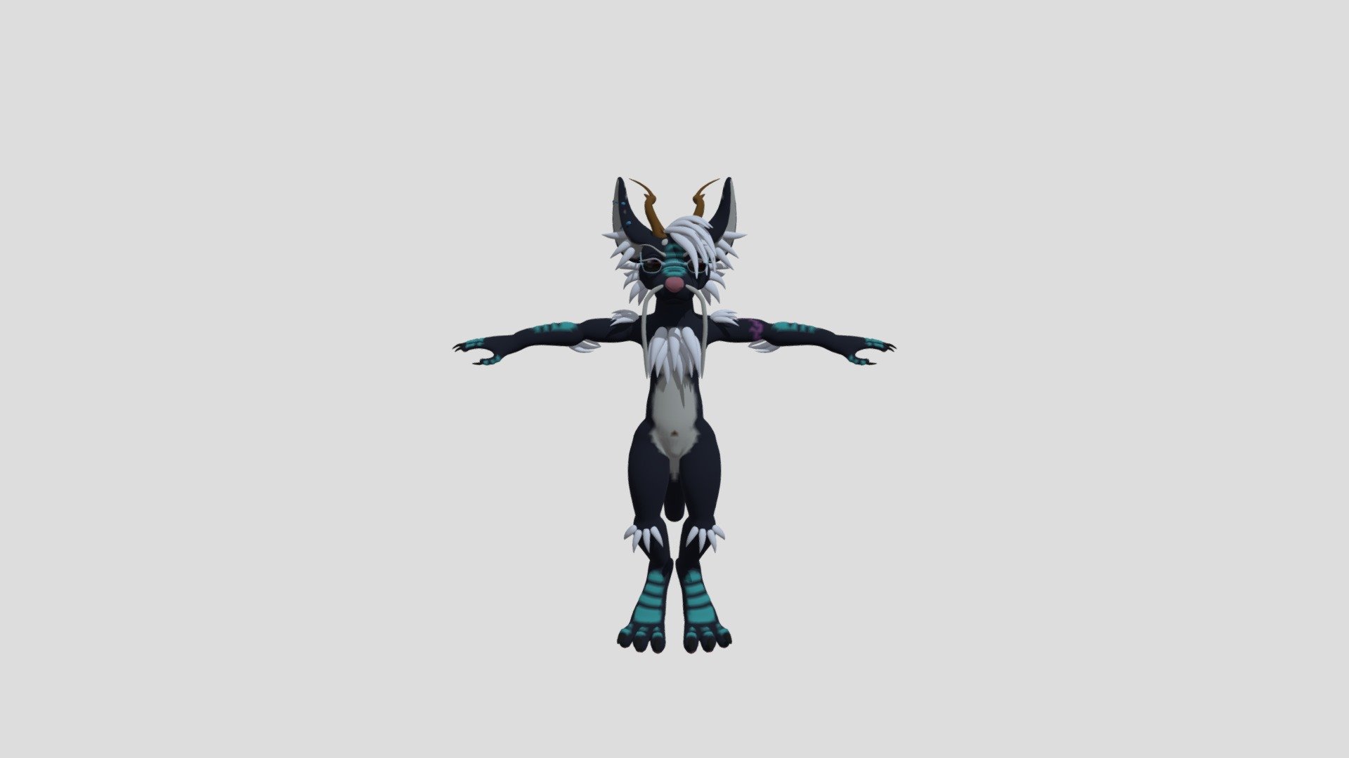 Anthro Noodle FBX no maps - Buy Royalty Free 3D model by Codaj the Snow ...