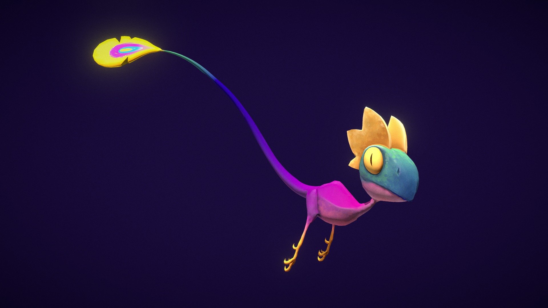 Cute Creature - 3D model by Margot Vandenbussche (@Margot_vdbs ...