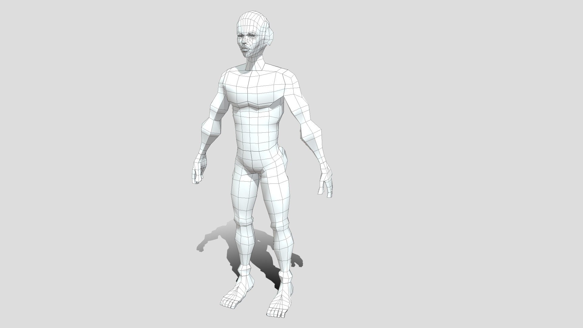 2021 Man Base Mesh - 3D model by Afritarian [c662797] - Sketchfab