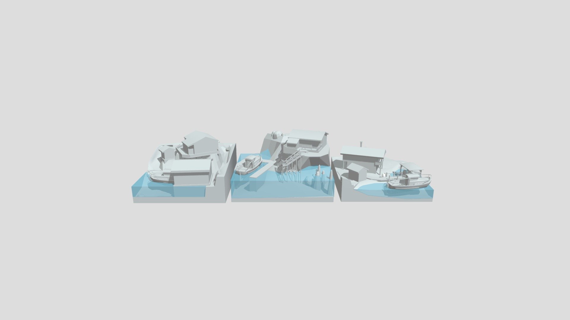 By The Ocean - Blockout - 3D model by Mikail Kahya (@mikailkahya) [c663ccf] - Sketchfab
