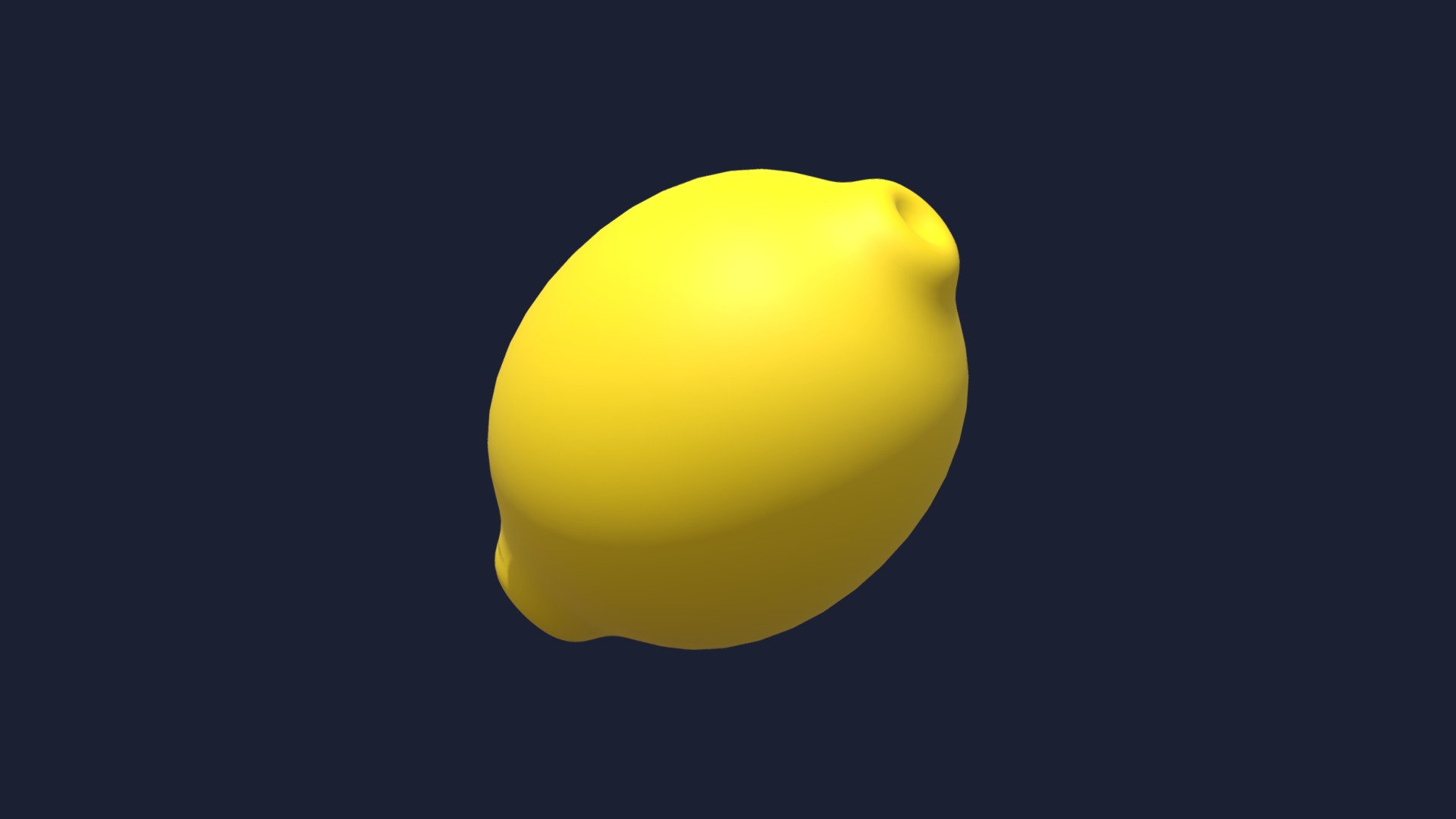 Lemon Icon - Buy Royalty Free 3D model by arc.jabbar (@arc_jabbar ...