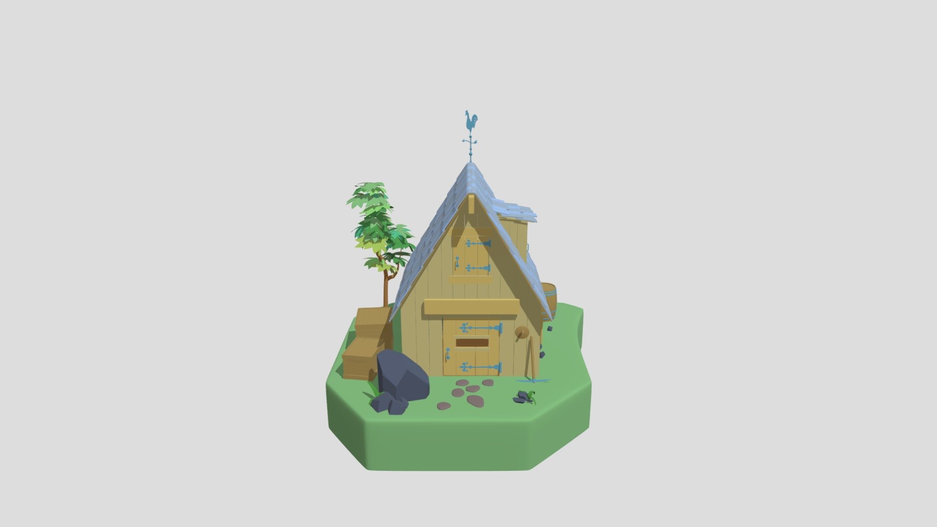 Dom1 - 3D model by KirshchinAndrey [c665882] - Sketchfab