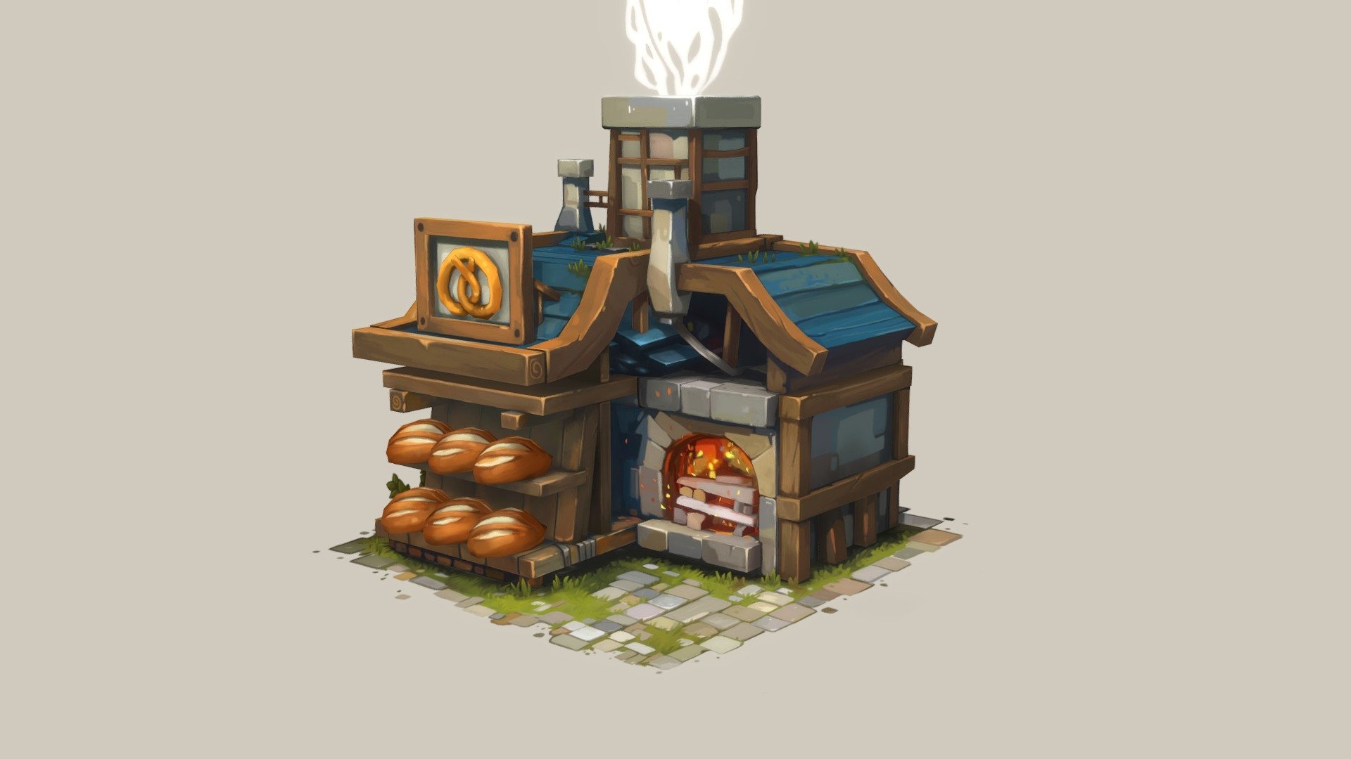 Stylized Bakery - 3D model by AdrianSanchezAlban [c66627e] - Sketchfab
