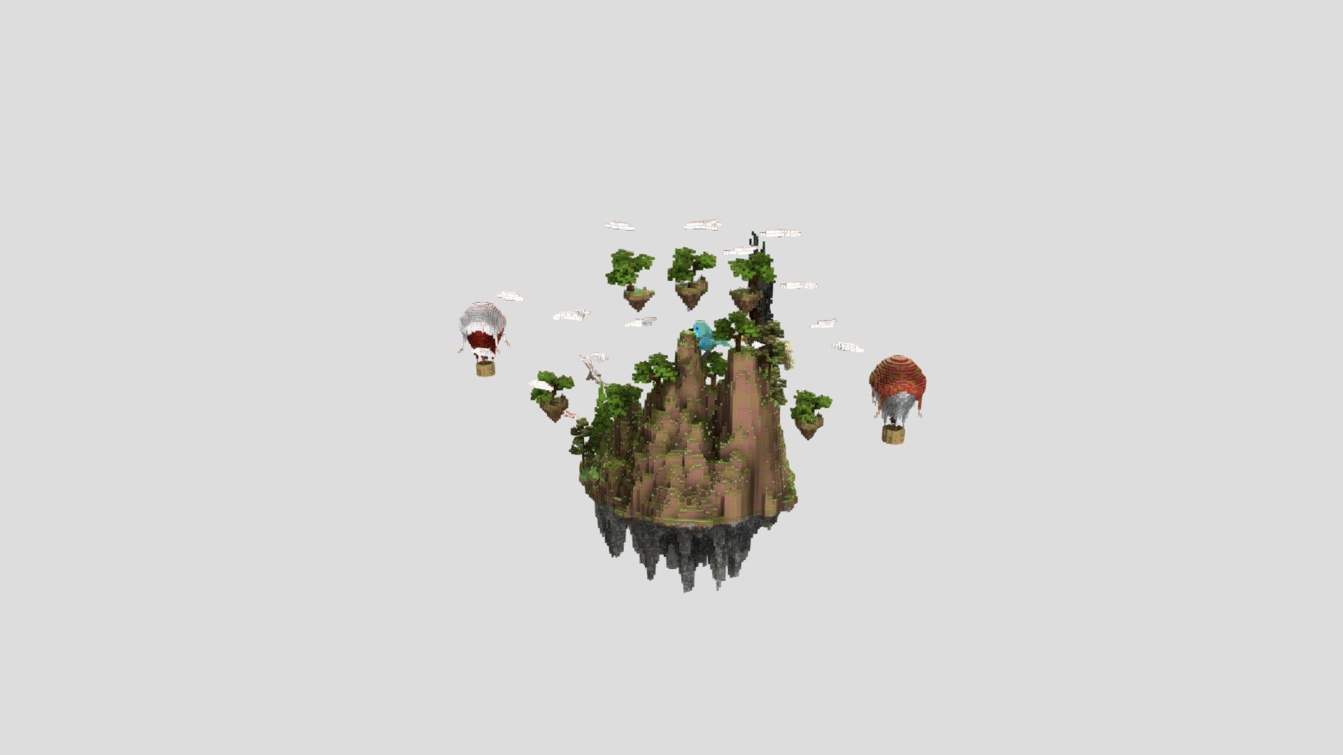 Summer Vibe Island Spawn 3D Model | Minecraft - 3D model by TerraGold Community (@antoniohurjui ...