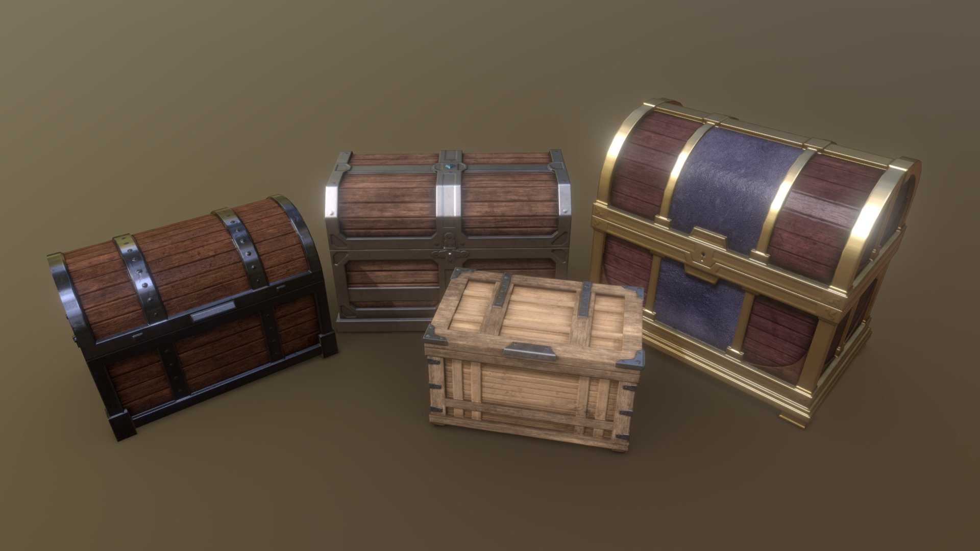 Chests - 3D model by Arigasoft [c66735a] - Sketchfab