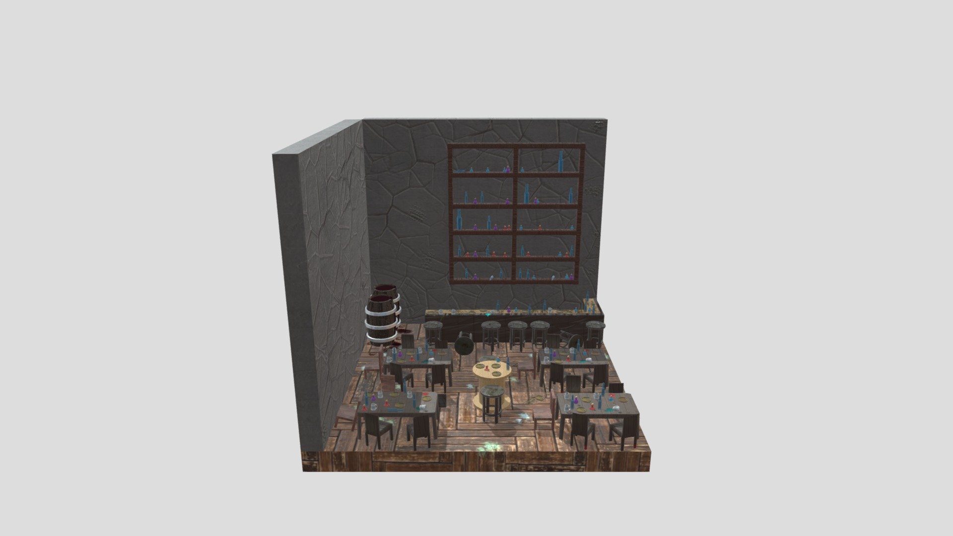Medieval Tavern - 3D model by thunderzinnxx [c66911e] - Sketchfab
