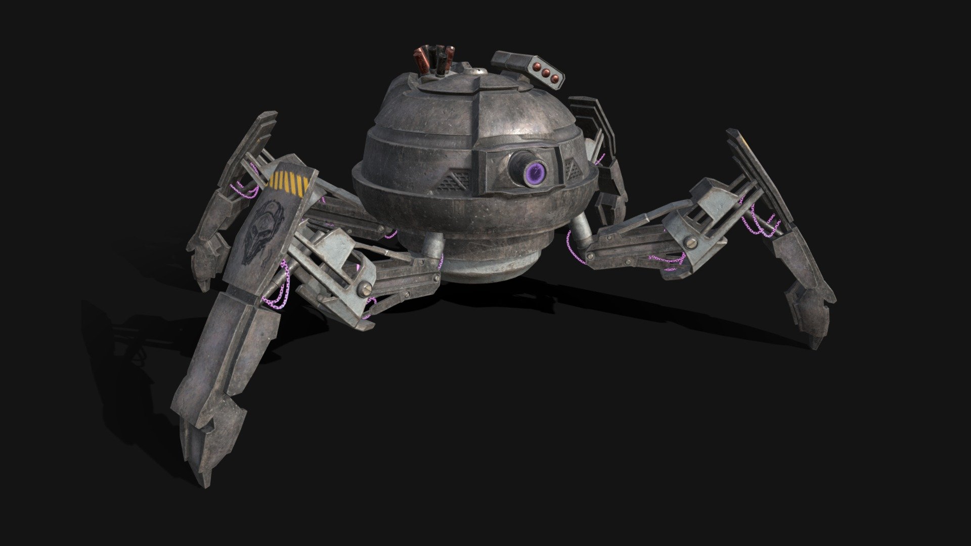 Quadrupedal Drone - Buy Royalty Free 3D model by Clockwork Creations ...