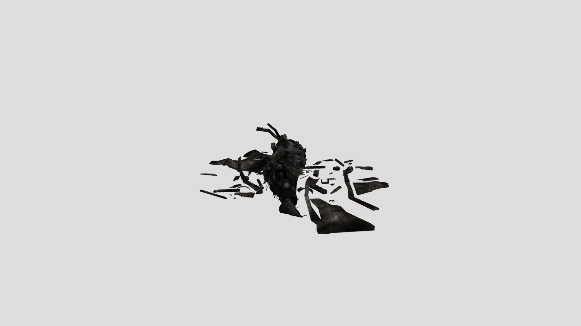 Crashed fighter - Download Free 3D model by horizon man (@mazurilla260 ...