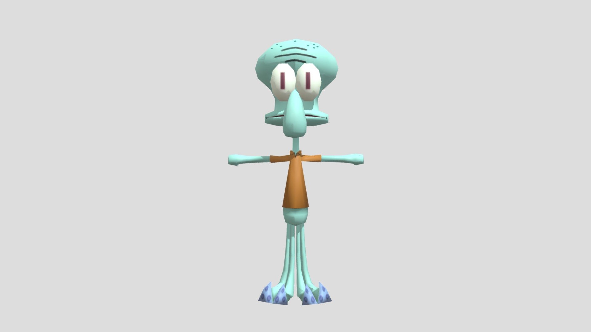 squidward - Download Free 3D model by samrahimi2013 [c66e85f] - Sketchfab