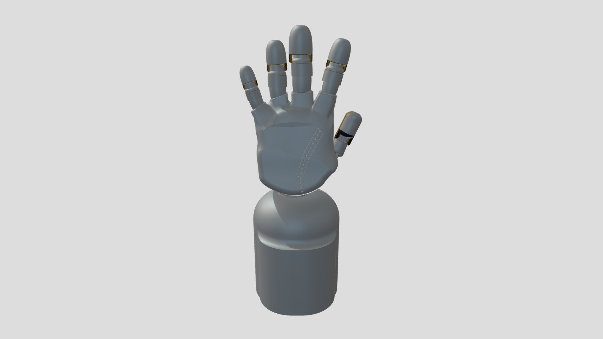 Robotic hand - 3D model by rafael94 [c66f926] - Sketchfab