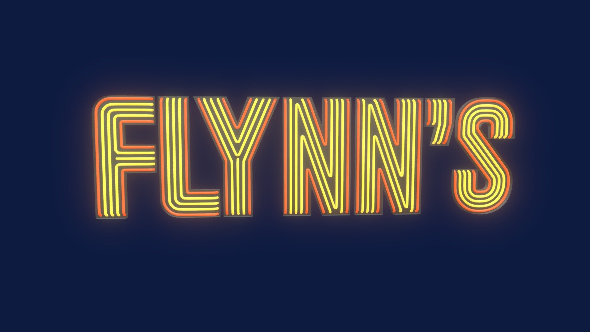 Flynn's Arcade Neon Sign - Download Free 3D model by Maggatron (@MaggaModels) [c670472] - Sketchfab