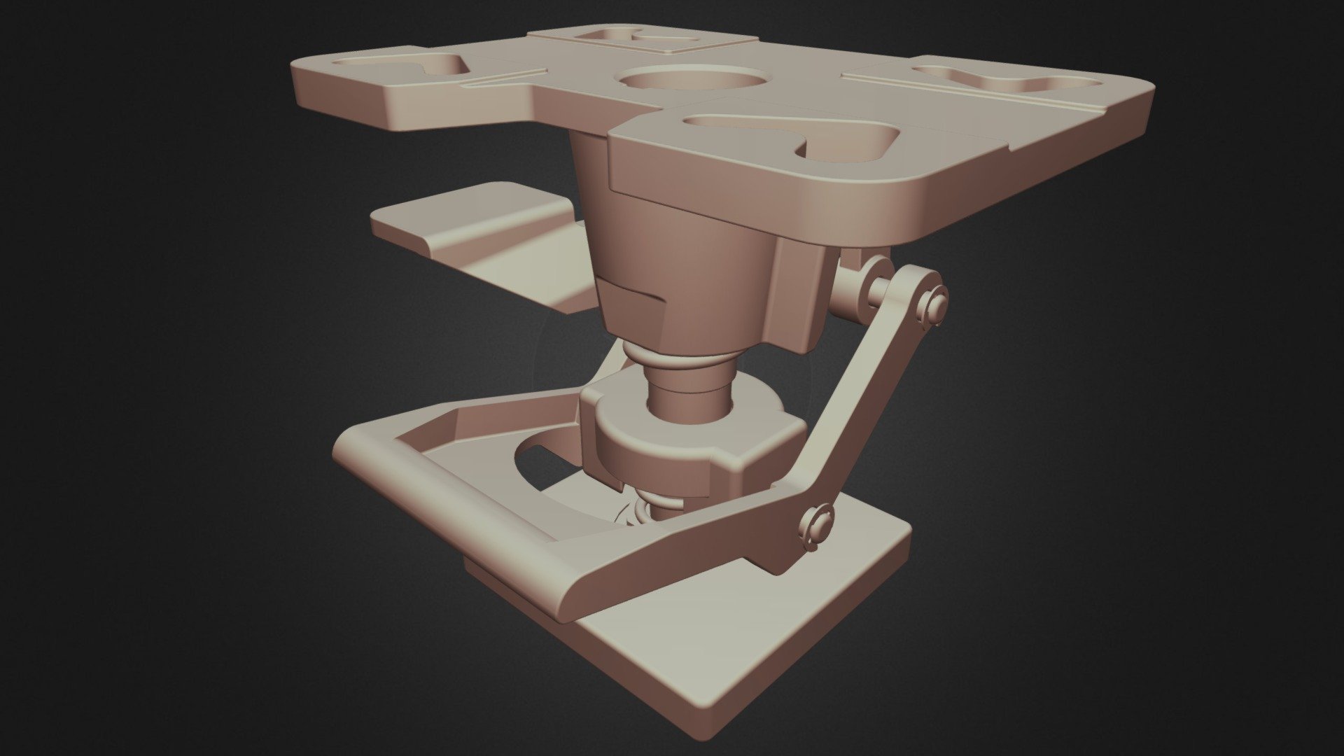 Adjustable Height Floor Lock - Buy Royalty Free 3D model by MR.AnyCAD ...