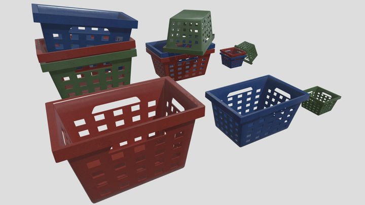 Basket 3D models - Sketchfab