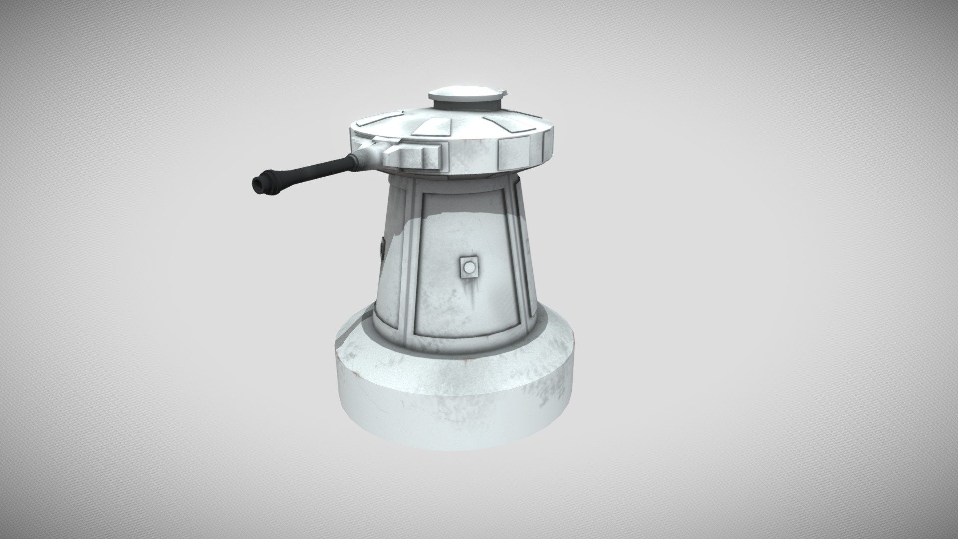 Hoth Defense Turret - Star Wars - Download Free 3D model by Quiznos323 ...