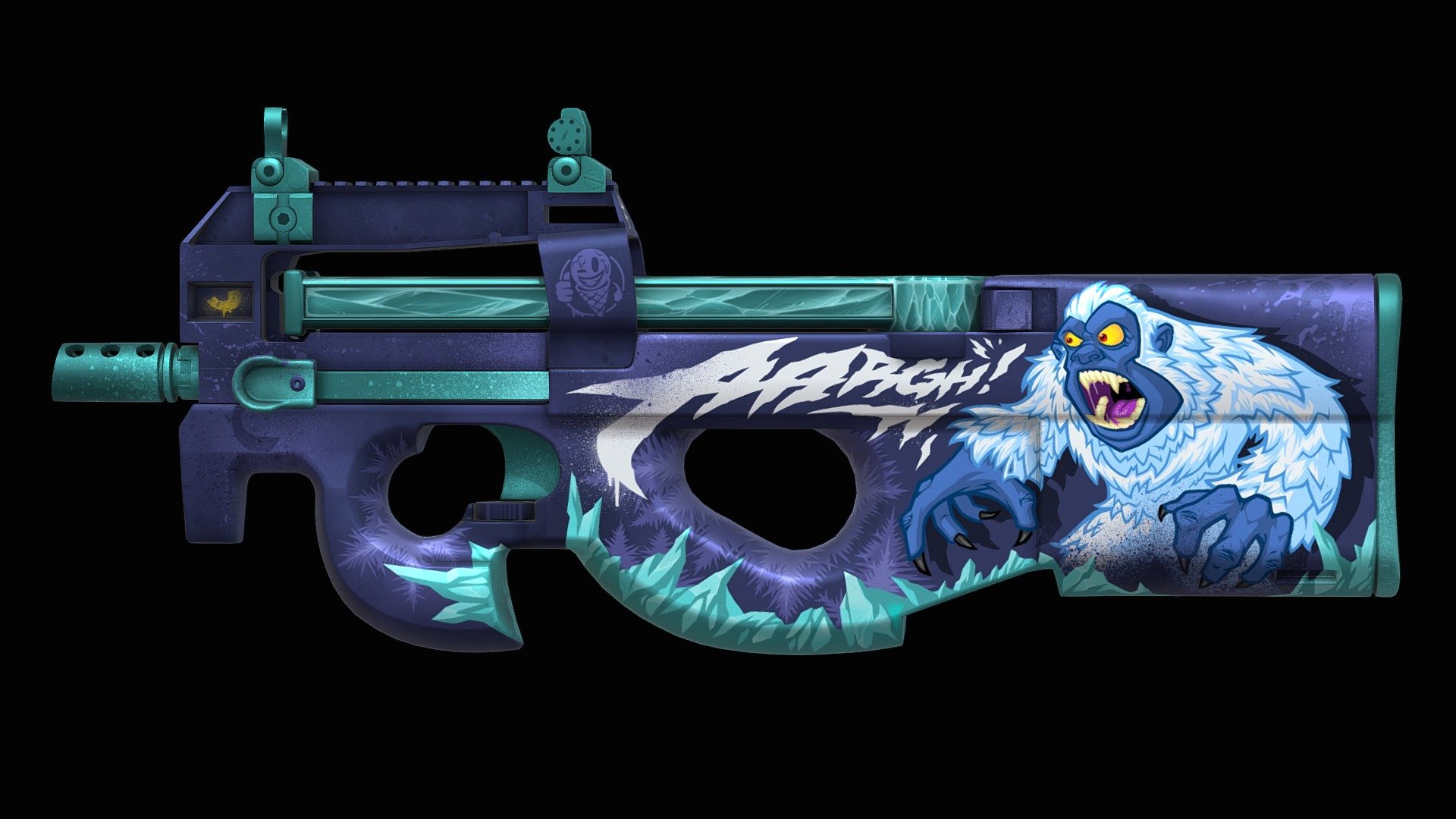 P90 | Yeti - 3D model by ThirtySix [c675fef] - Sketchfab