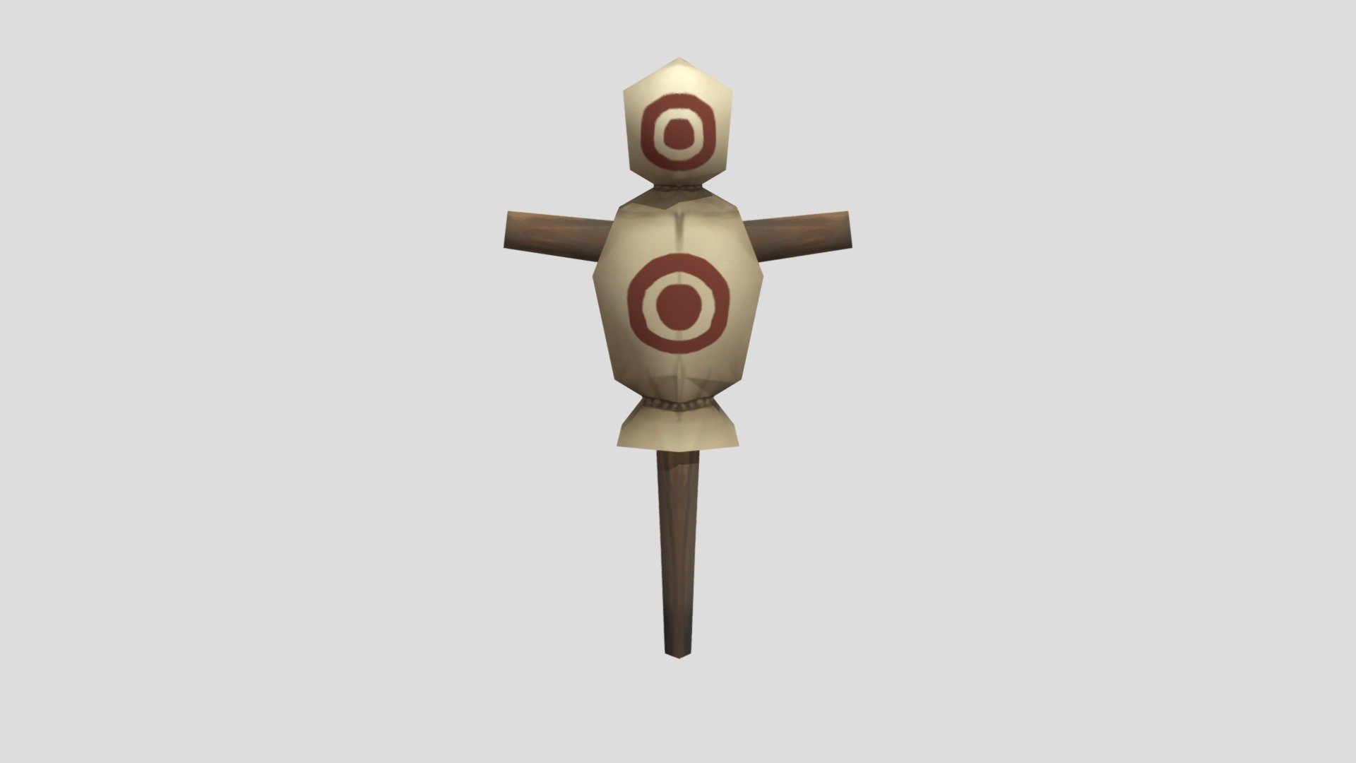 Combat Dummy - Download Free 3D model by fangzhangmnm [c67600f] - Sketchfab