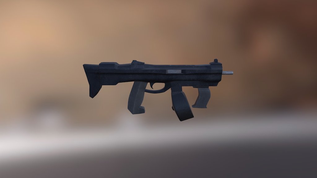 Futuristic SMG - 3D model by Aaron_Ed [c6781aa] - Sketchfab